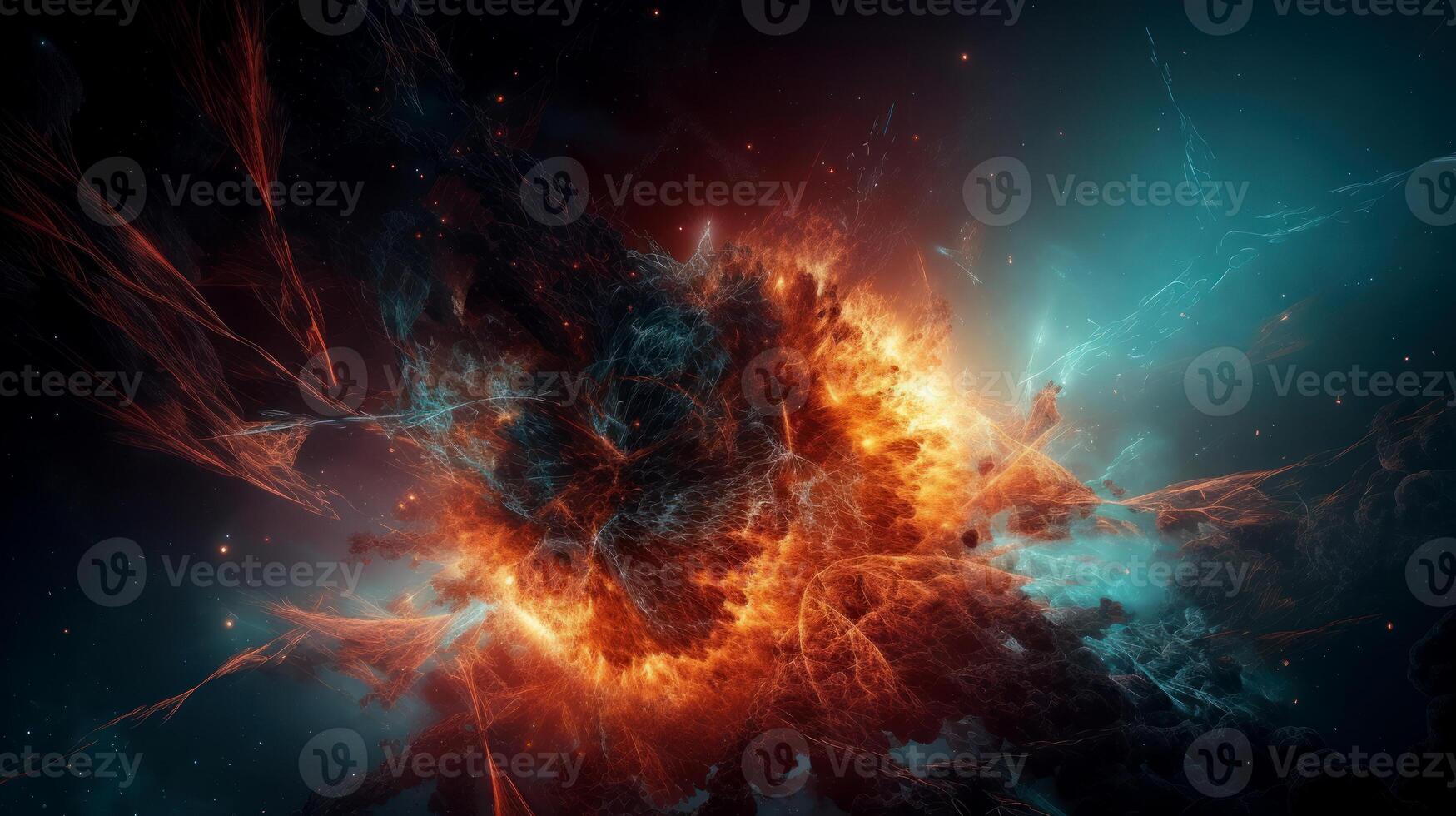 Space and glowing nebula background. . 23070512 Stock Photo at Vecteezy