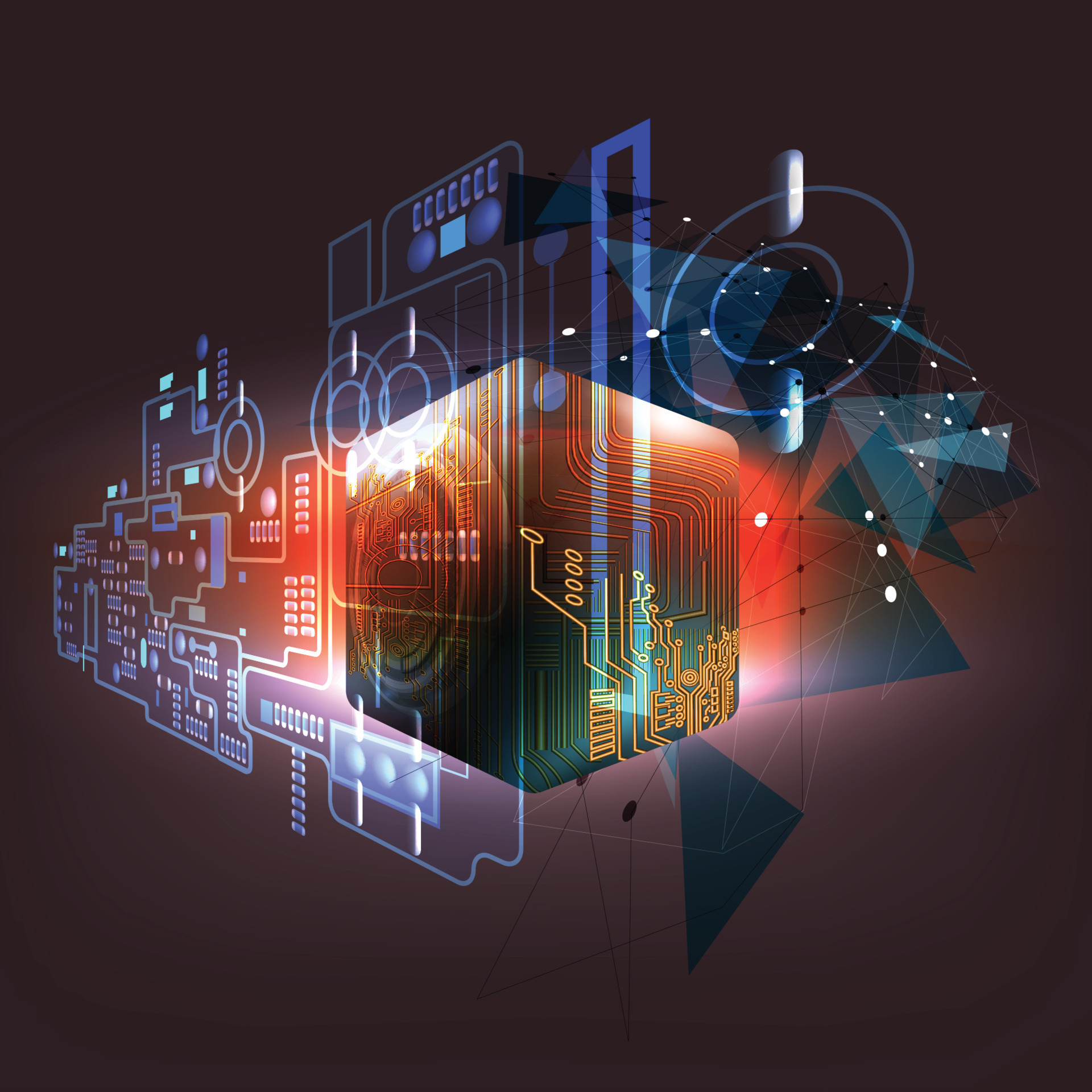 Artificial Intelligence Processor Chip Of Cube Technology 23074117 Vector Art At Vecteezy