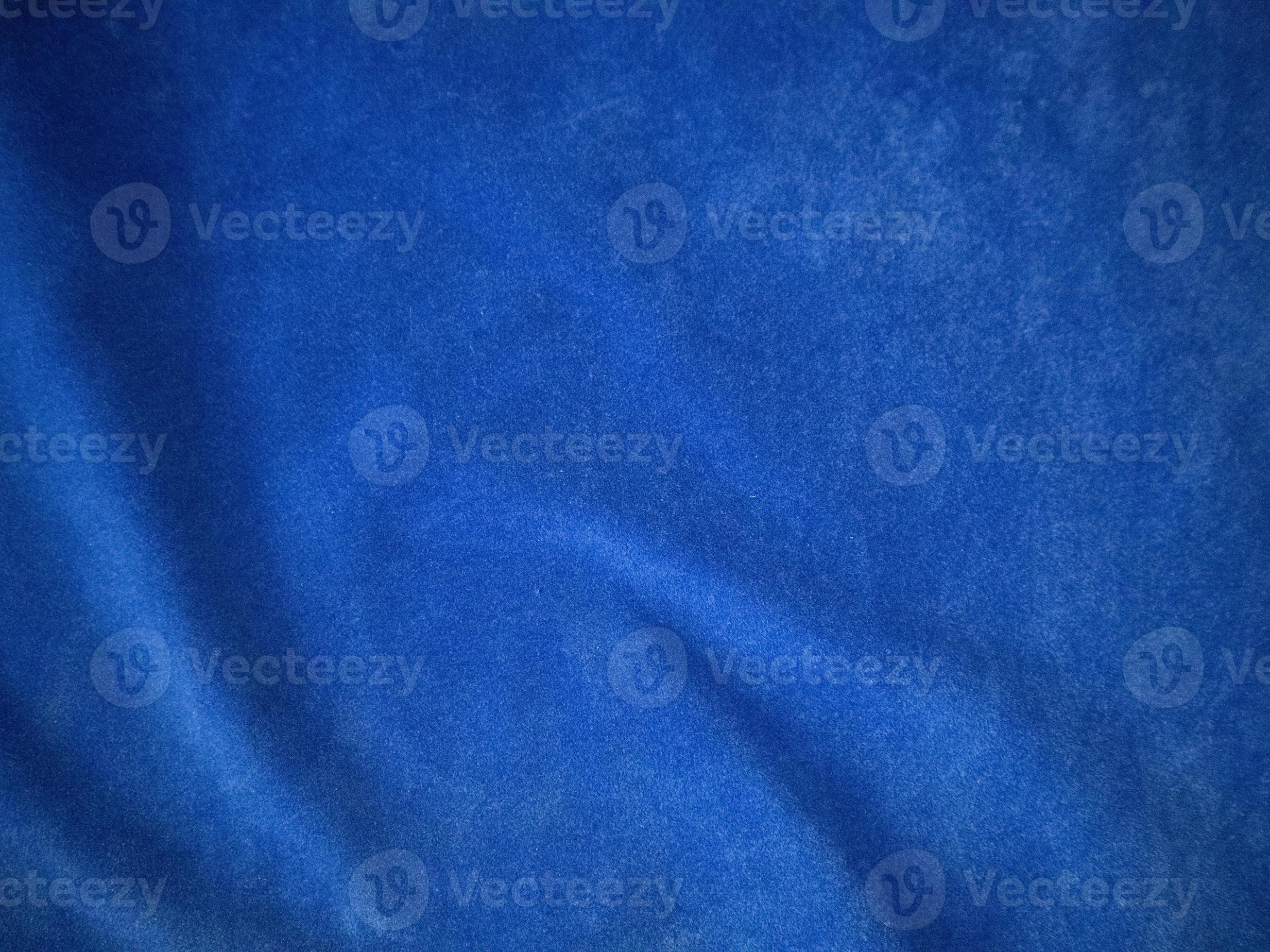 Blue velvet fabric texture used as background. Empty blue fabric background of soft and smooth ...