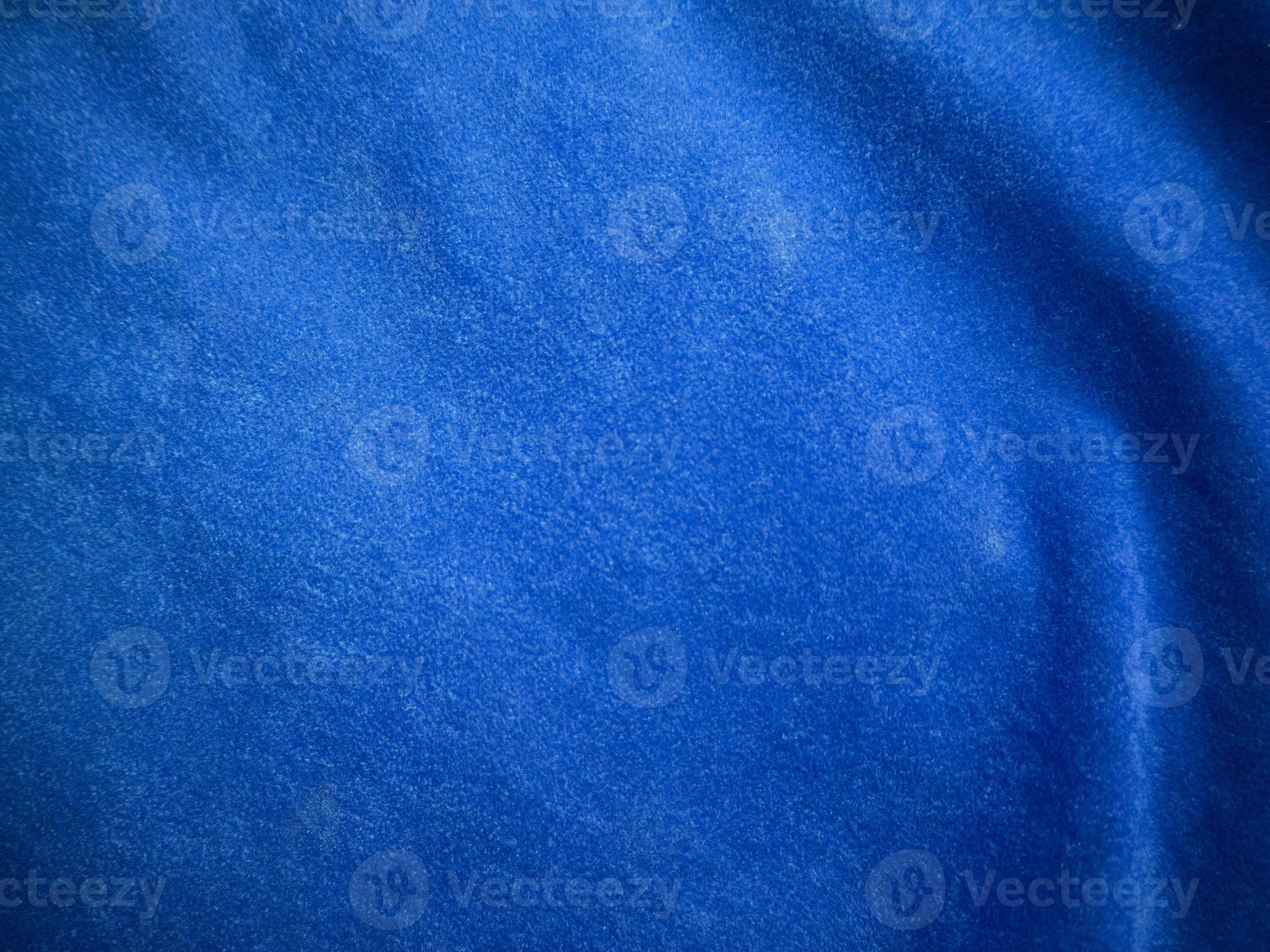 Blue velvet fabric texture used as background. Empty blue fabric background of soft and smooth ...