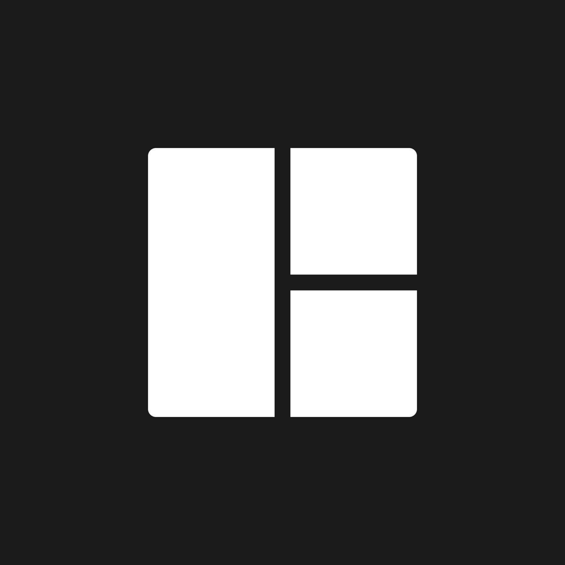 Photo collage dark mode glyph ui icon. Simple filled line element. User interface design. White ...