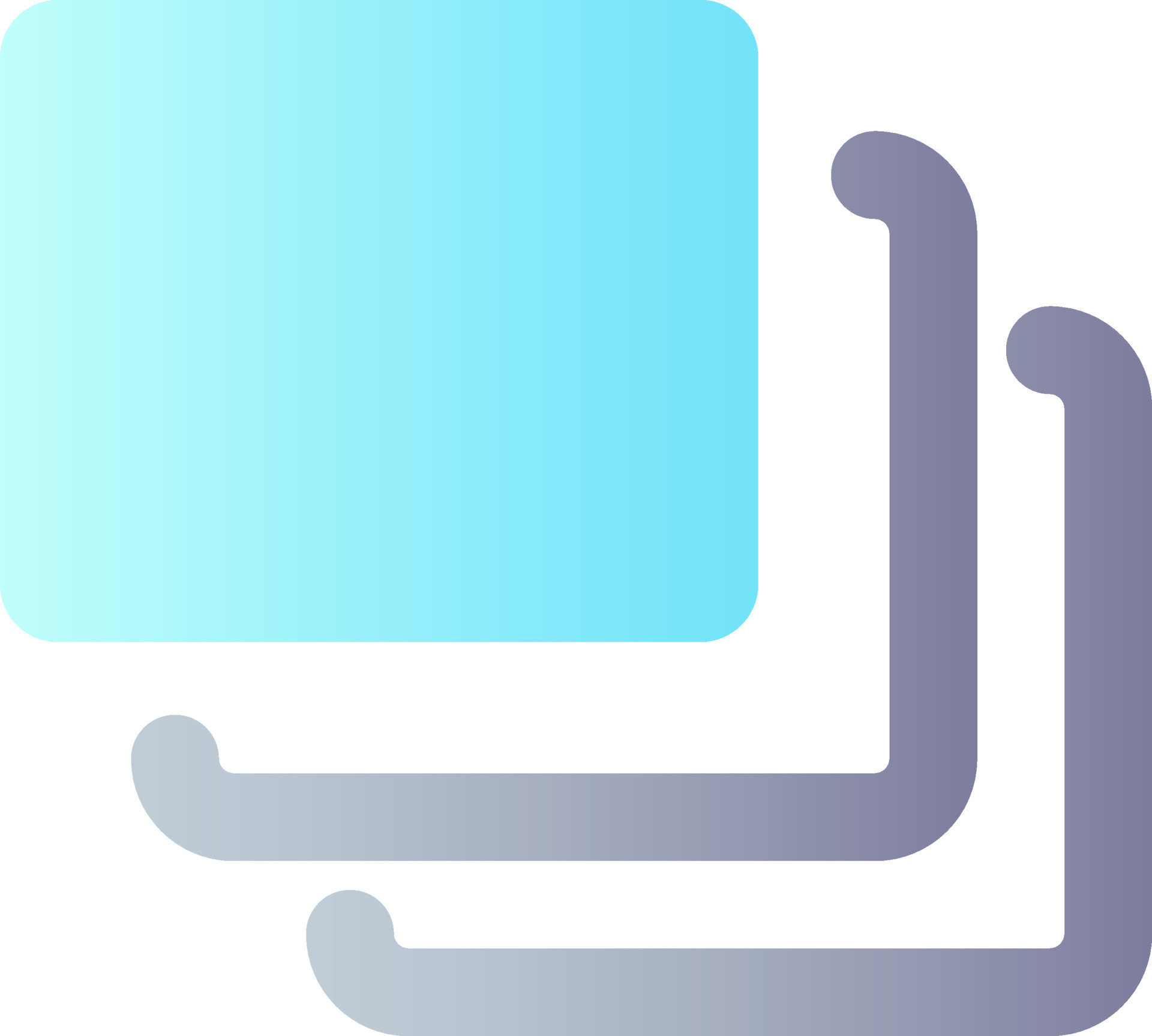 Series Of Layers Flat Gradient Color Ui Icon Digital Image Editing Shots Sequence Multiple