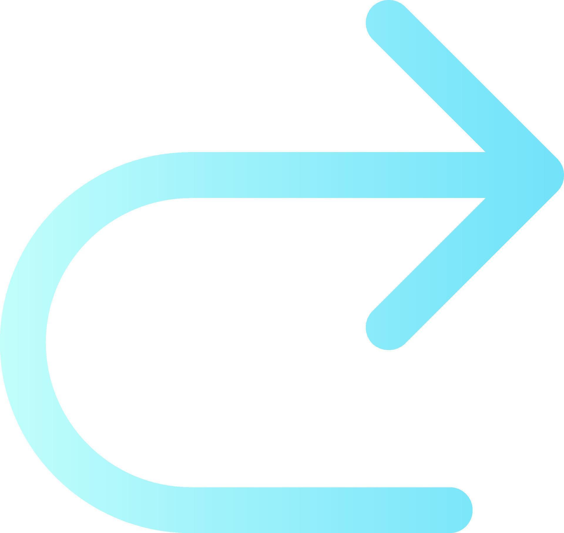 Repeat Flat Gradient Color Ui Icon Redo Action Digital Program Navigation Move To Next Step