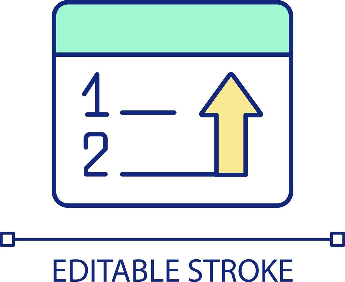 Tracking Priority Of Tasks Rgb Color Icon Task Management Improving Personal Productivity