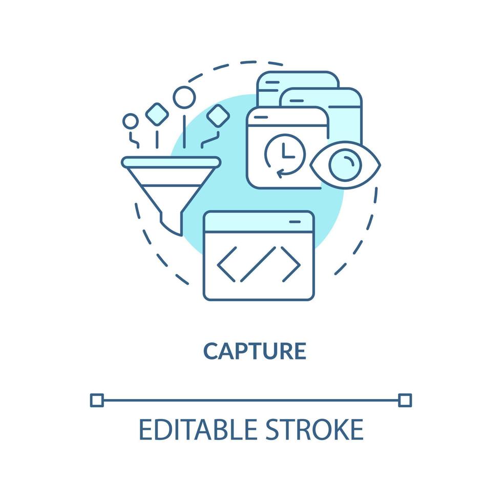 Capturing customer data turquoise concept icon 23077758 Vector Art at ... Capturing customer data turquoise concept icon 23077758 Vector Art at ...