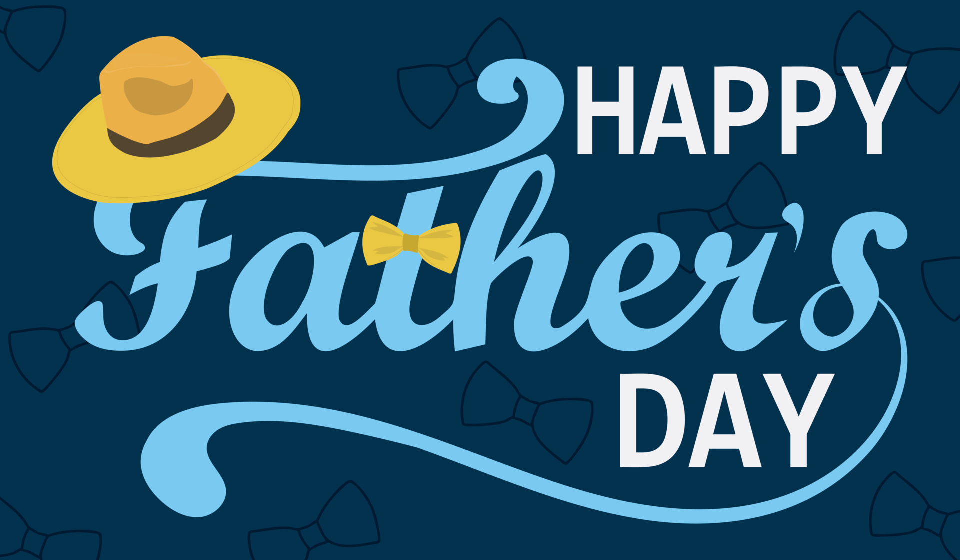 Happy Fathers Day Lettering On Blue Background 23079593 Vector Art At
