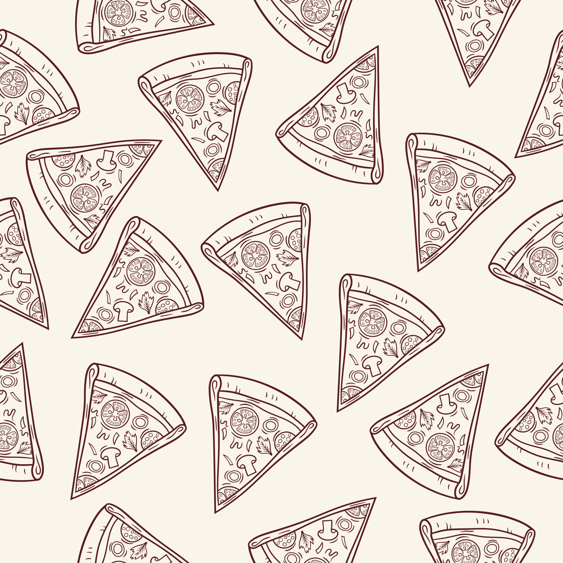 Pizza pattern vector design illustration 23079759 Vector Art at Vecteezy Pizza pattern vector design illustration 23079759 Vector Art at Vecteezy