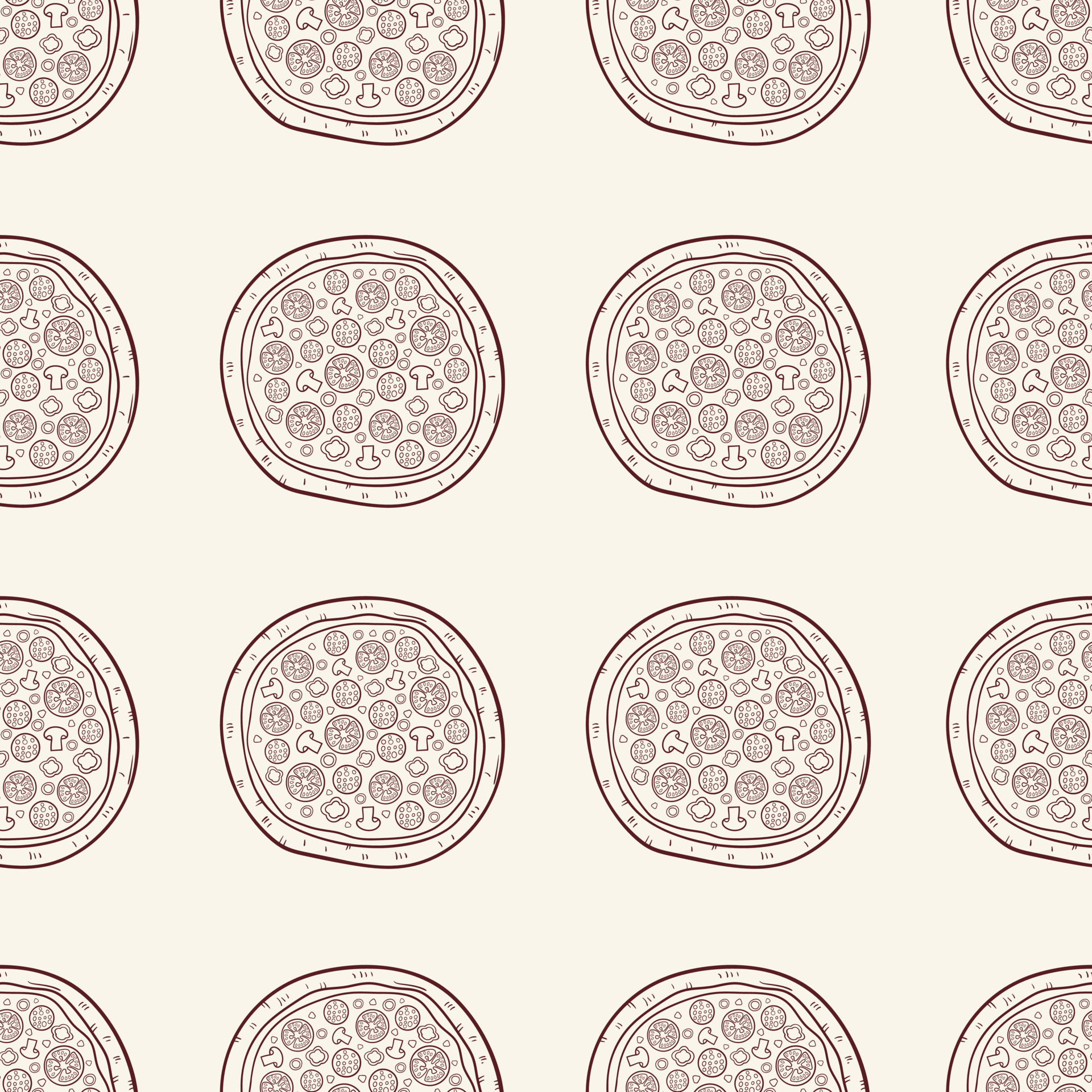Pizza pattern vector design illustration 23079765 Vector Art at Vecteezy Pizza pattern vector design illustration 23079765 Vector Art at Vecteezy