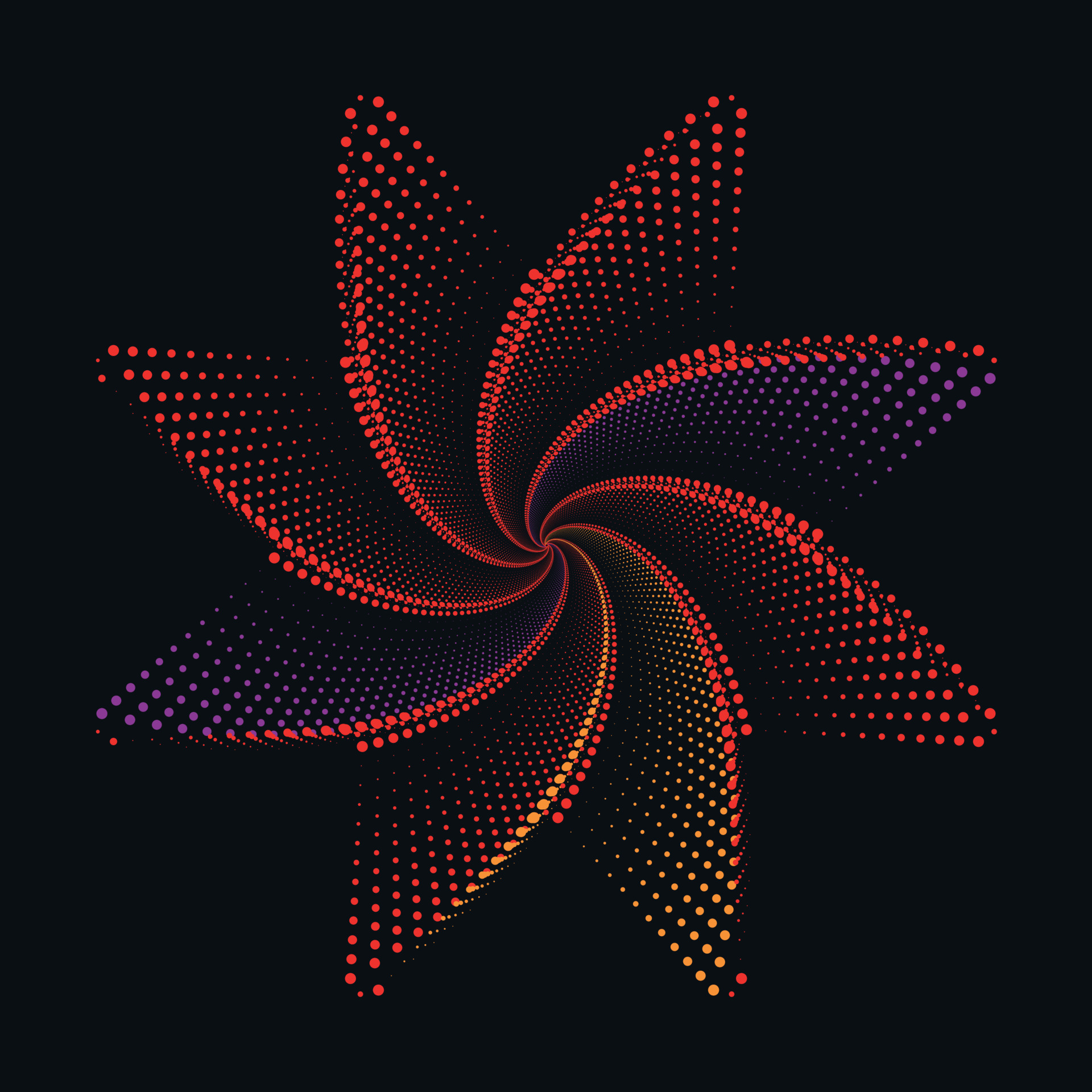 abstract background with circles, abstract red flower 23079870 Vector ...