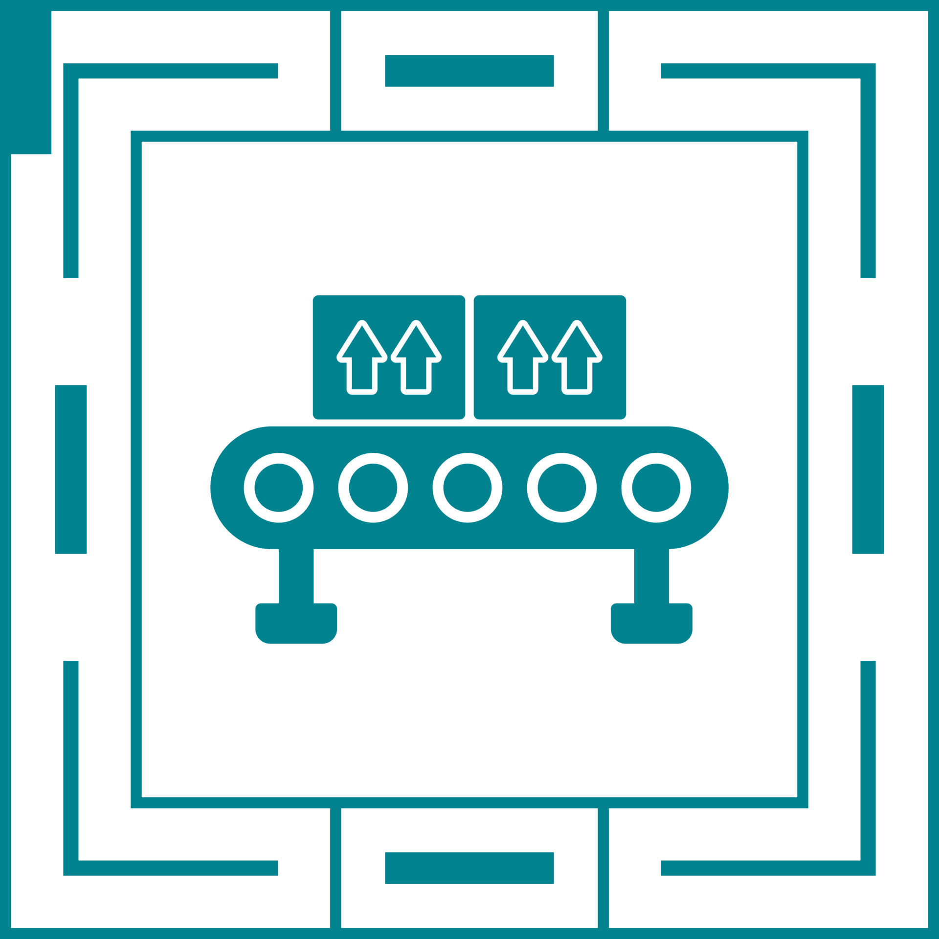 Assembly Line Vector Icon 23084447 Vector Art at Vecteezy