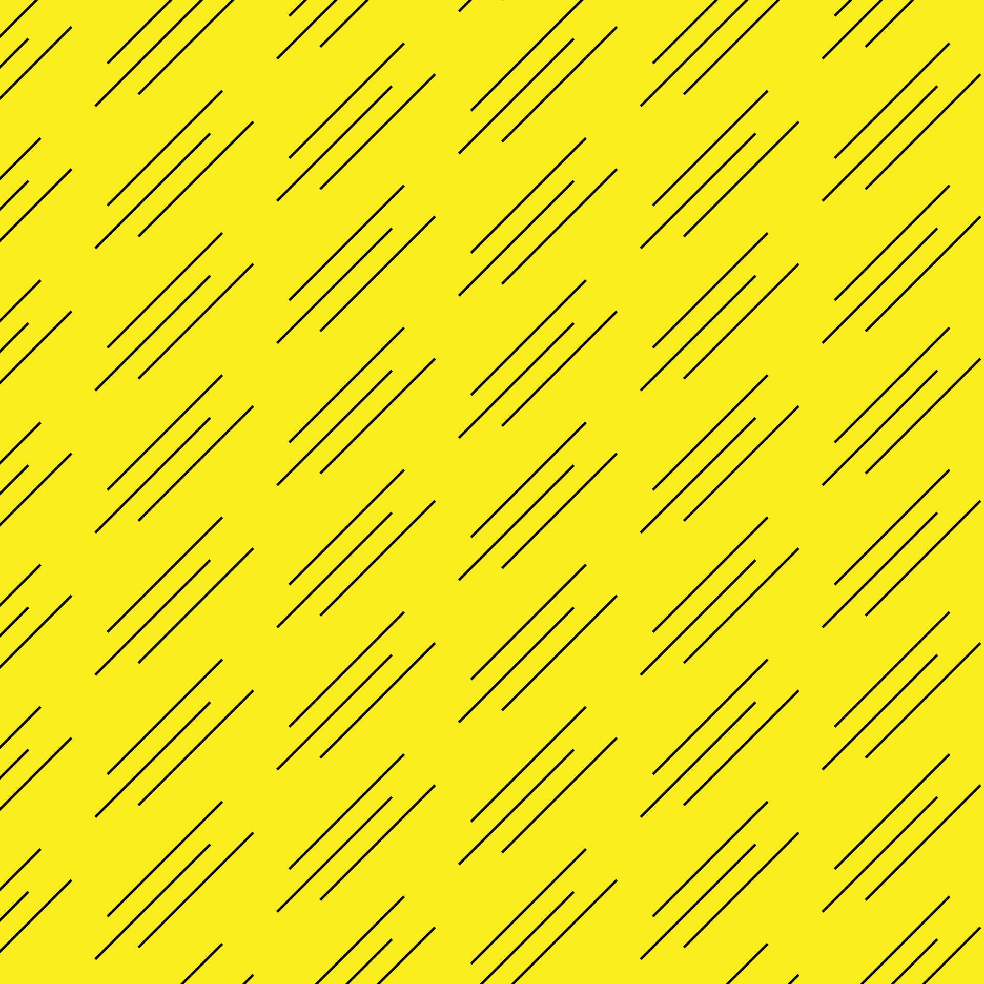 Abstract Black Line Pattern On Yellow Background 23085919 Vector Art