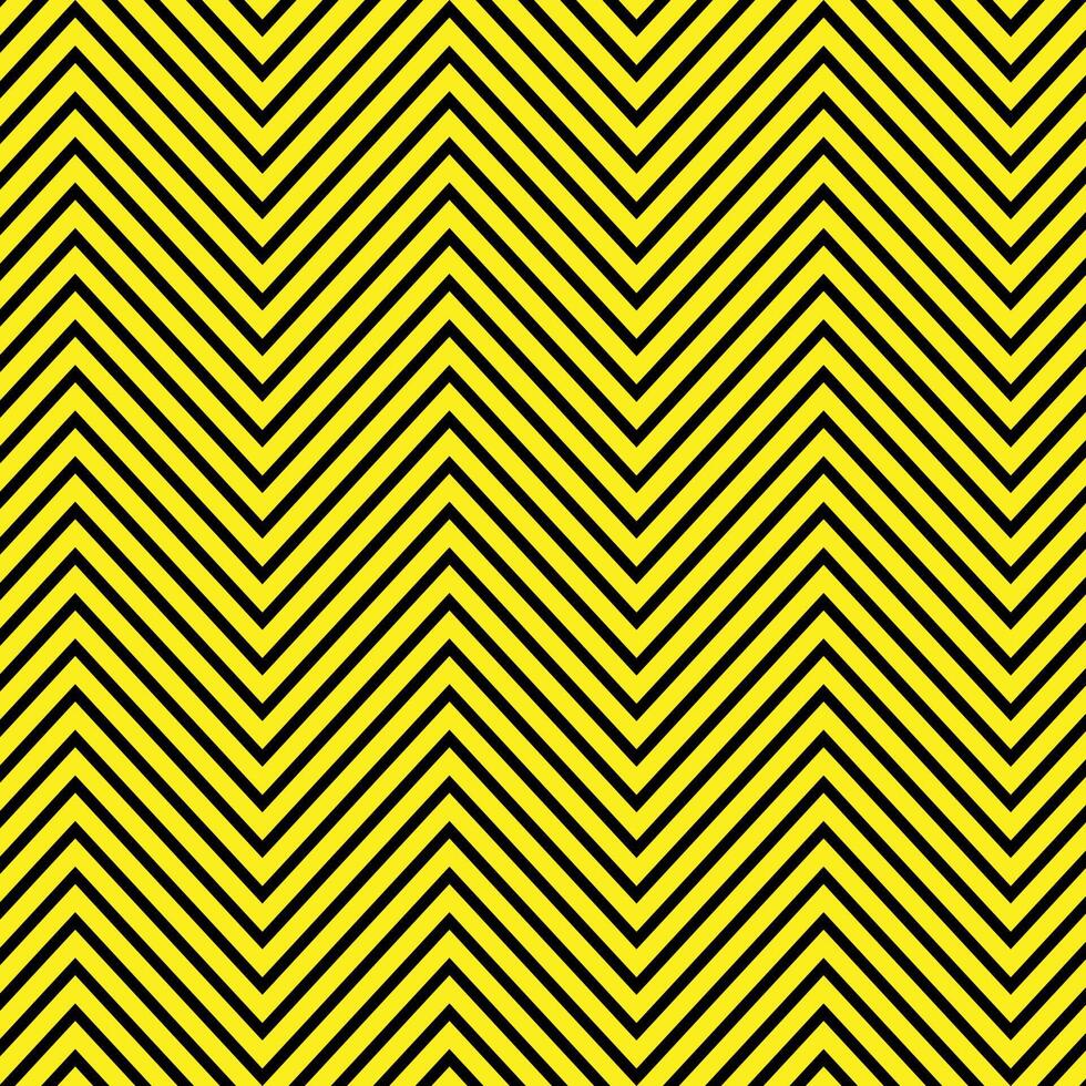 Abstract Black Horizontal Wave Pattern On Yellow Background 23085924