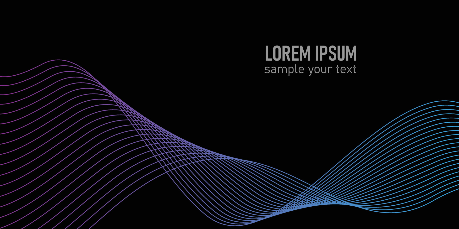 Abstract Motion Wave Gradient Line Background Free Vector 23087473