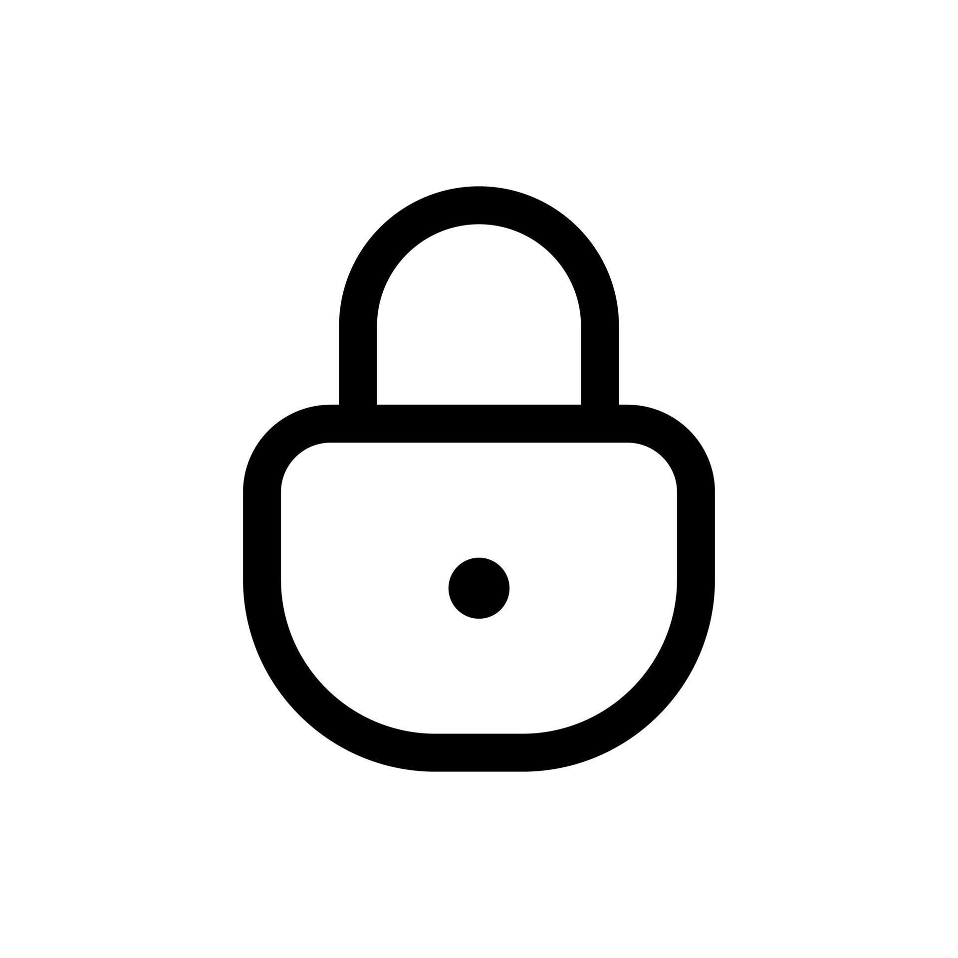 Simple Lock icon. The icon can be used for websites, print templates ...