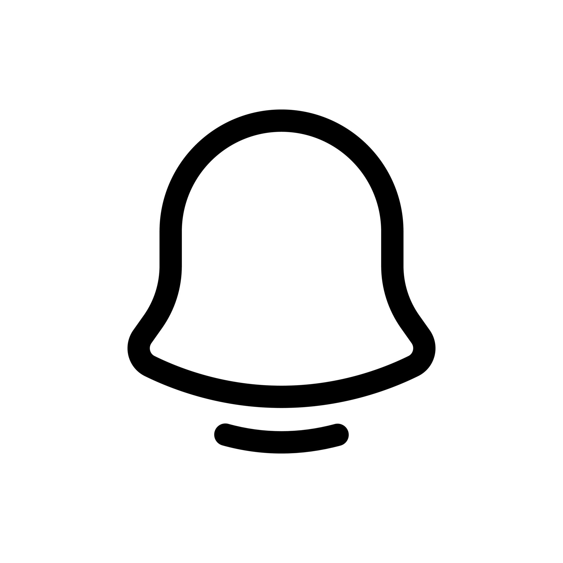 Simple Notification icon. The icon can be used for websites, print ...