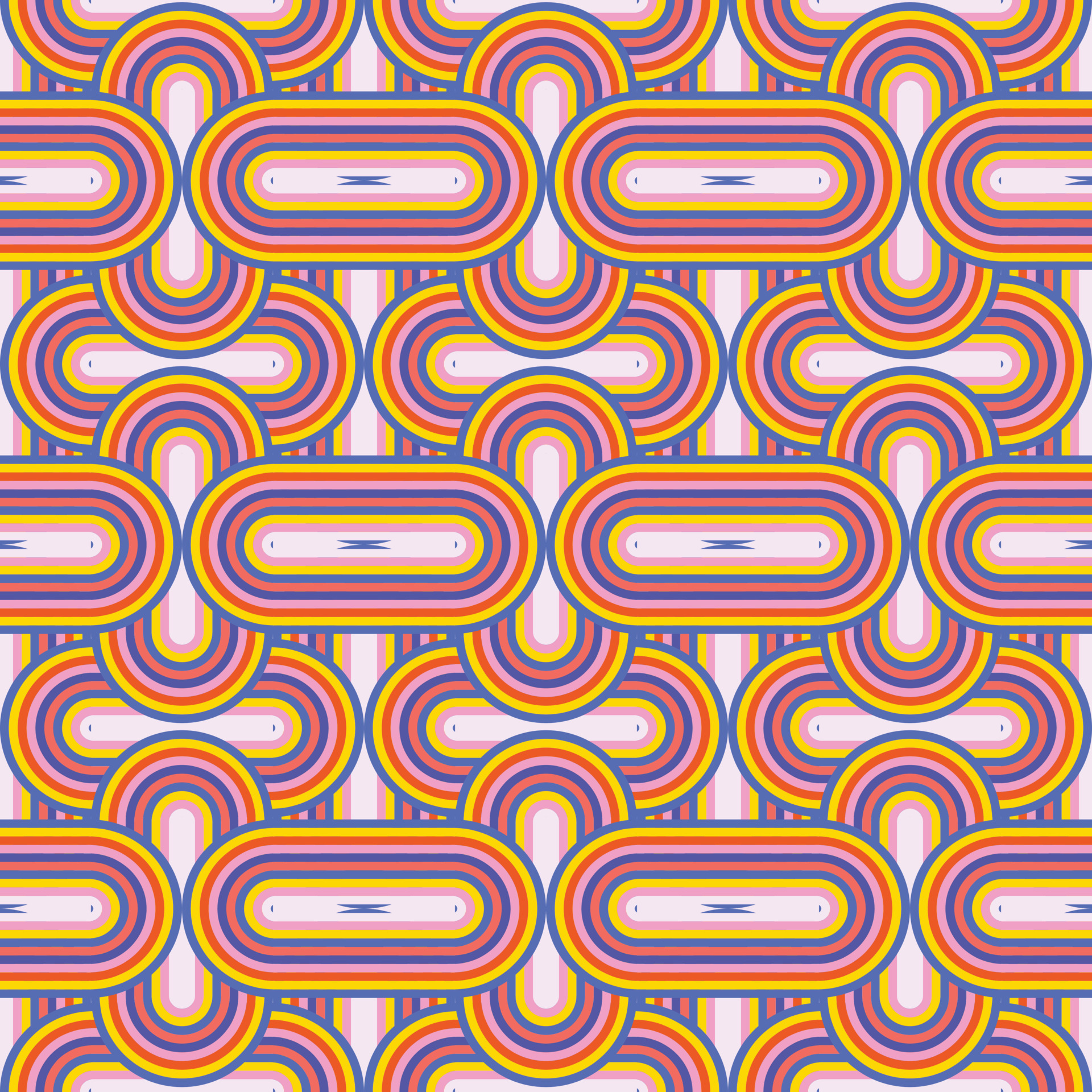 Retro abstract rainbow infinity repeat background pattern 23092983 ...