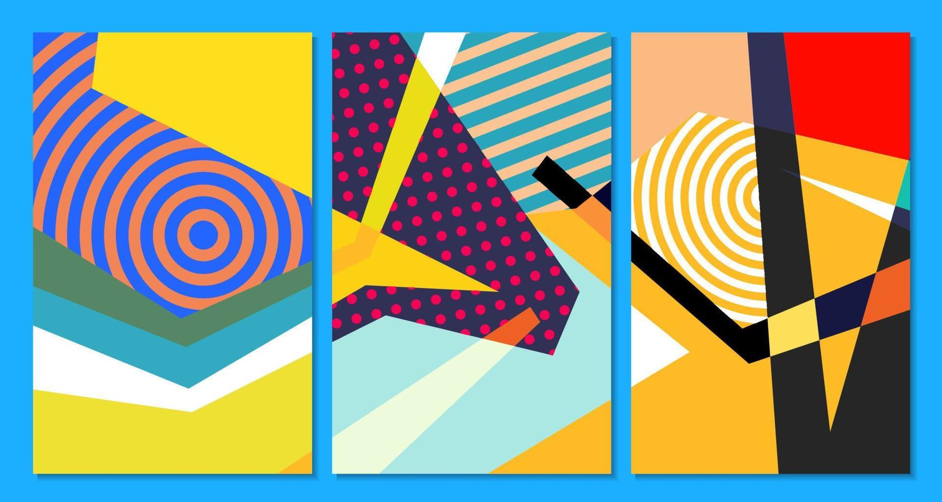 Vector Colorful Geometric Abstract Background For Summer Banner