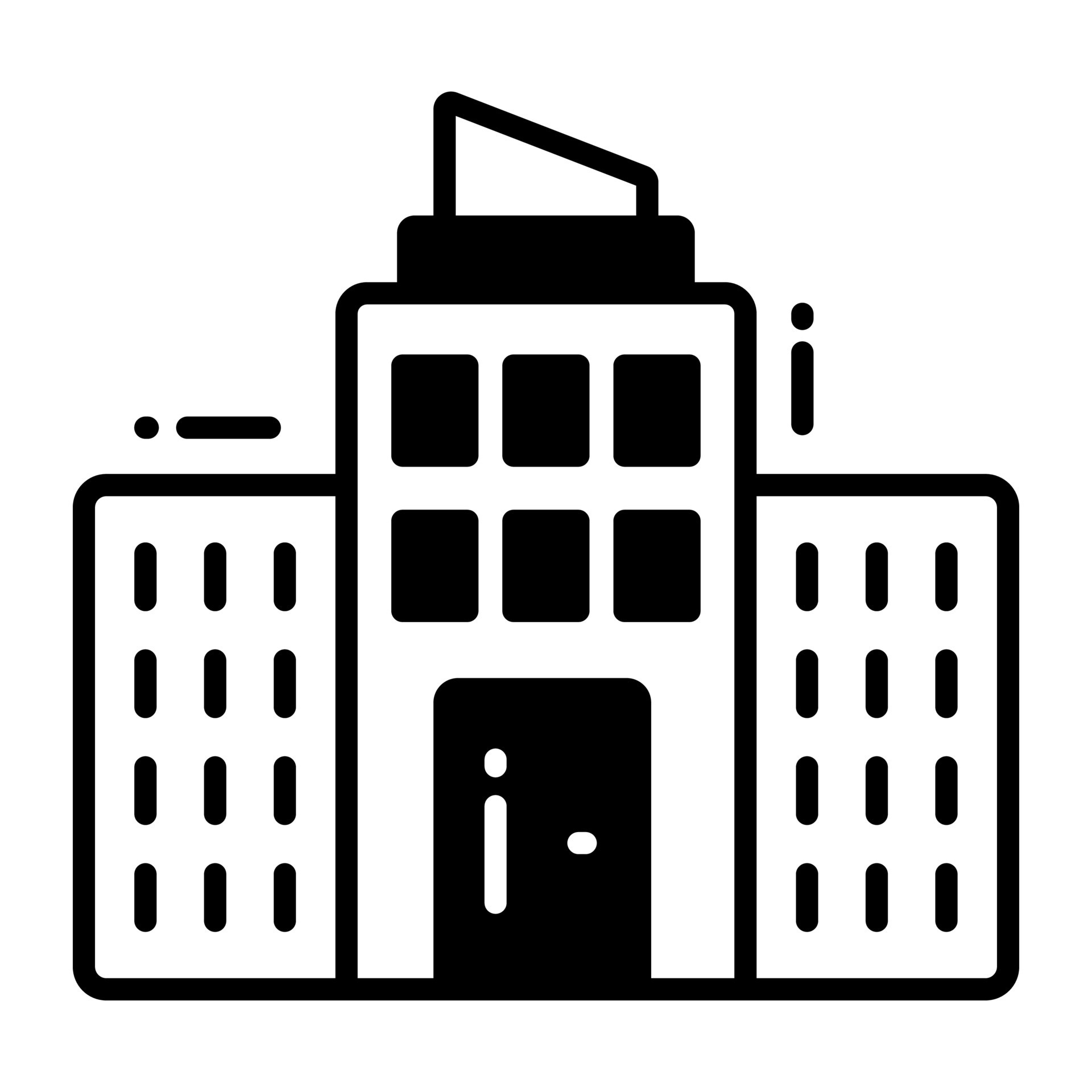 Building vector design, editable vector of office building 23098070 ...