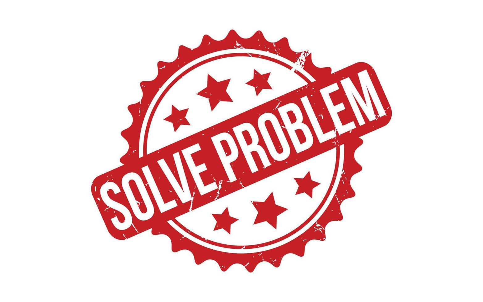Solve Problem Rubber Stamp Seal Vector 23104585 Vector Art At Vecteezy