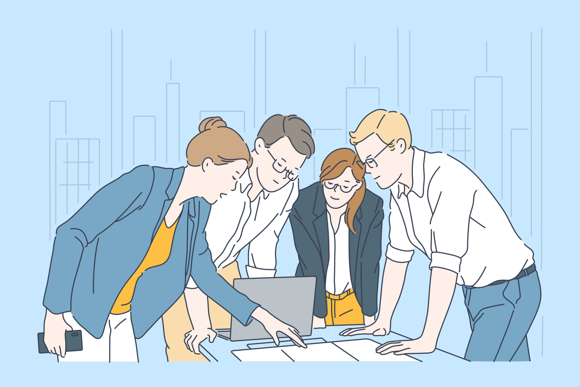 Workflow Process Business Planning Concept 23107611 Vector Art At Vecteezy