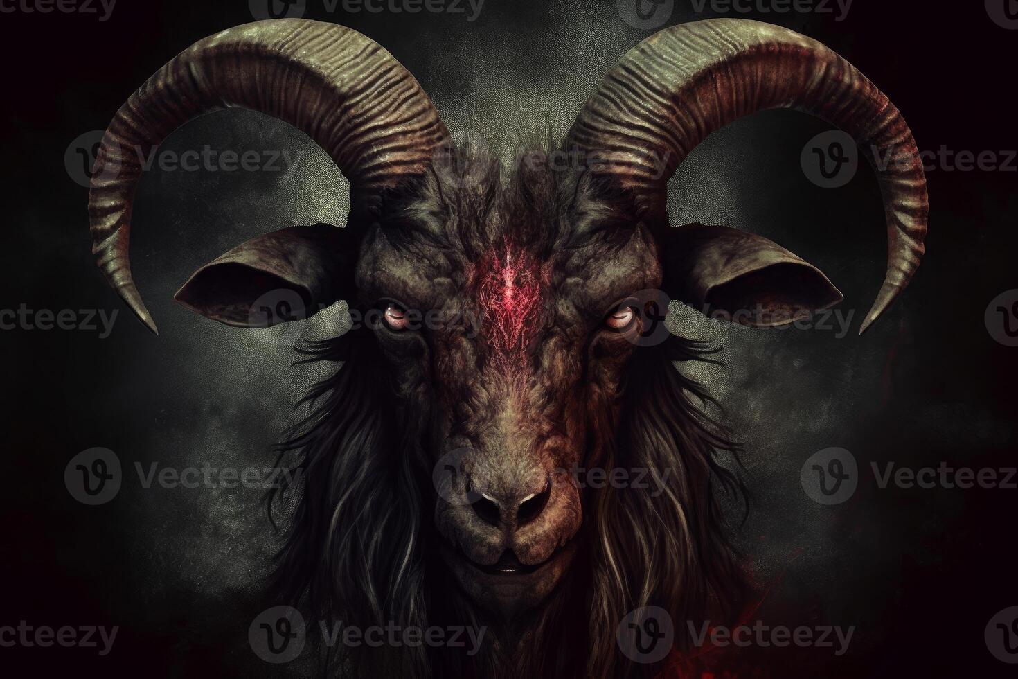 Demon Goat Face