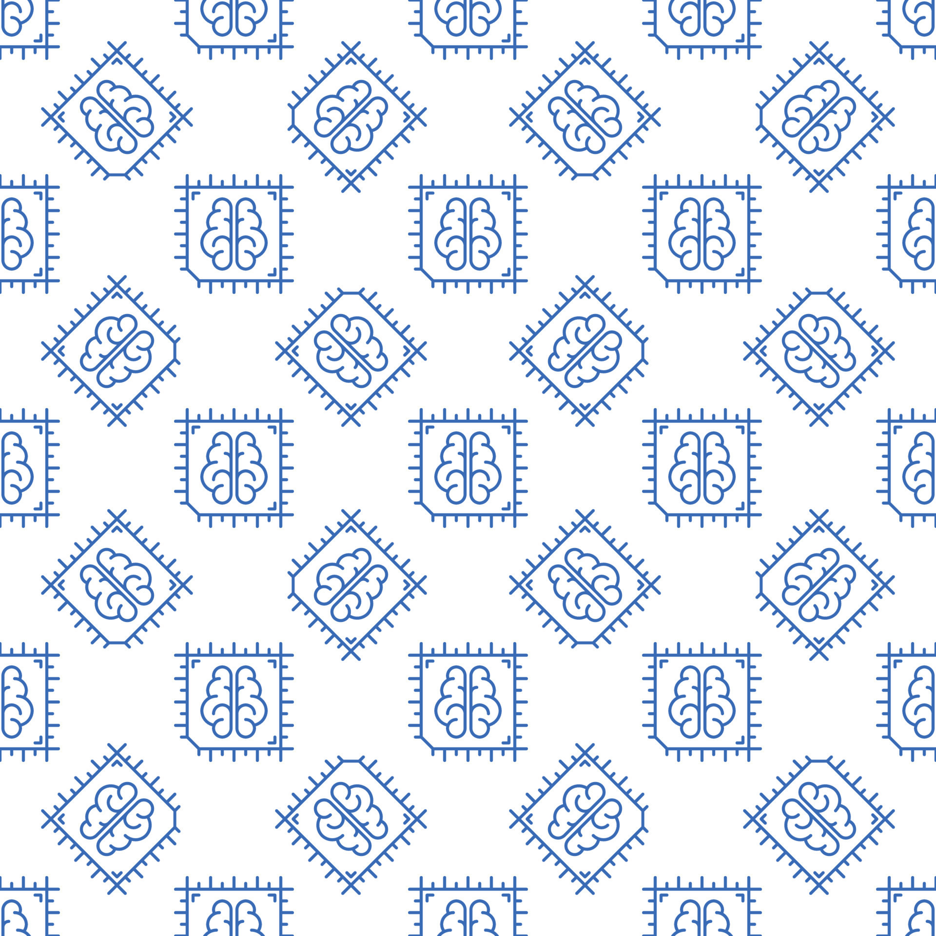 Ai Cpu Vector Artificial Intelligence Processor Or Chip Seamless Pattern 23119764 Vector Art At