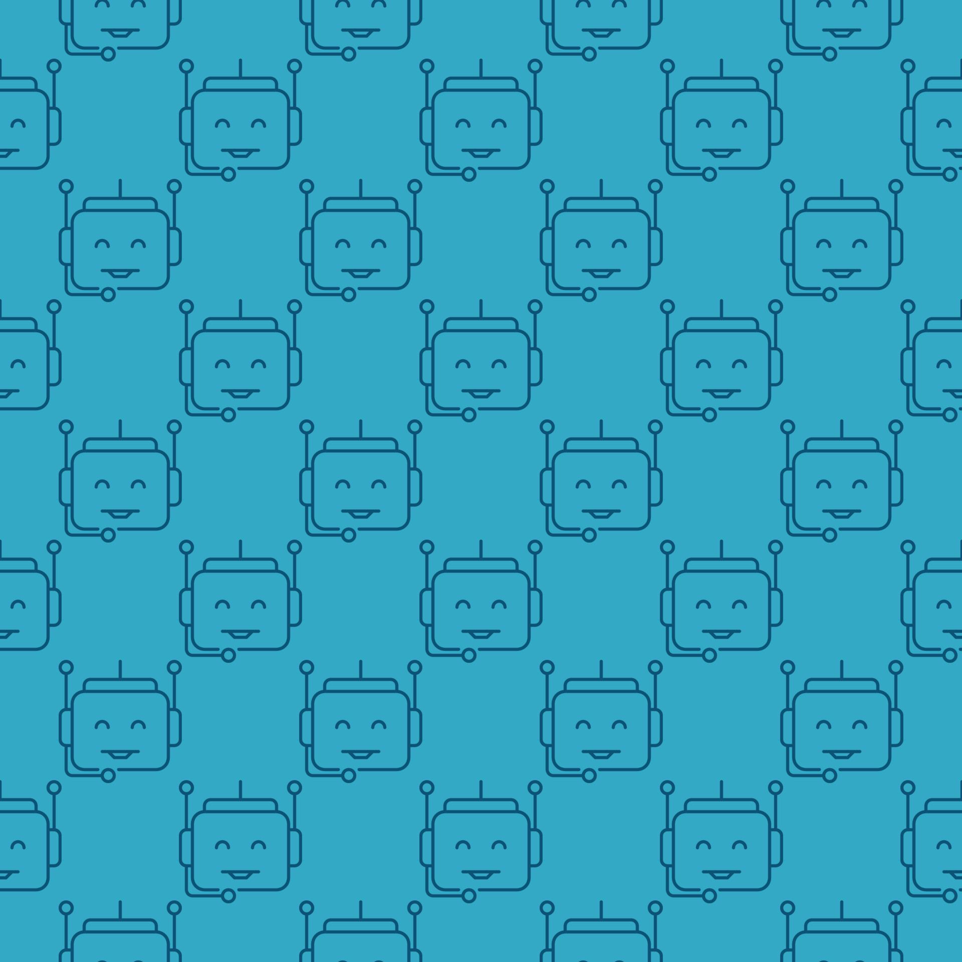 Chatbot Robot Head Vector Concept Outline Seamless Pattern 23119782 Vector Art At Vecteezy