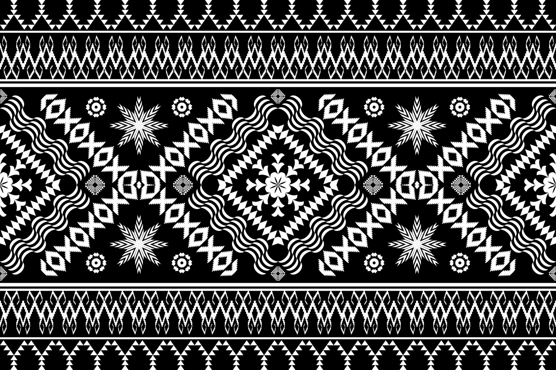 Geometric Ethnic Oriental Traditional Art Pattern Figure Tribal