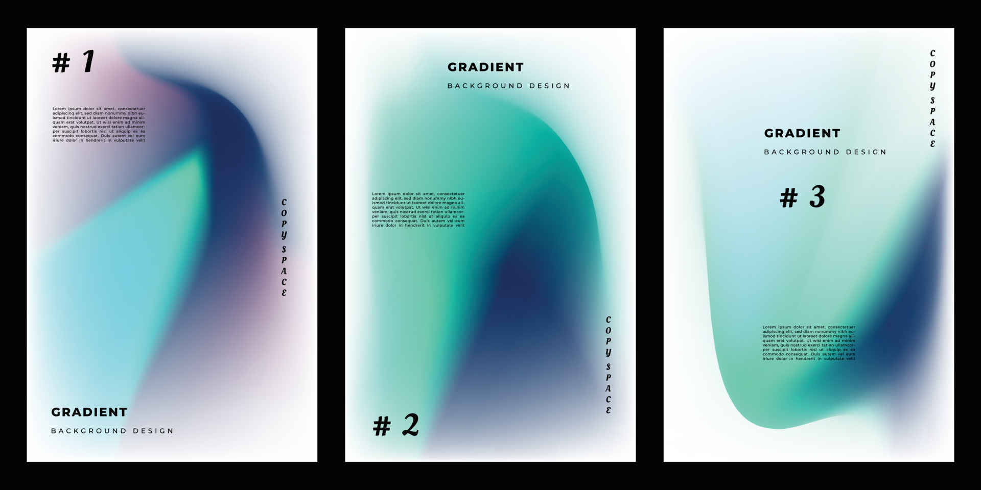 Colorful Abstract Gradient Mesh Background Template Copy Space For Banner Poster Landing Page