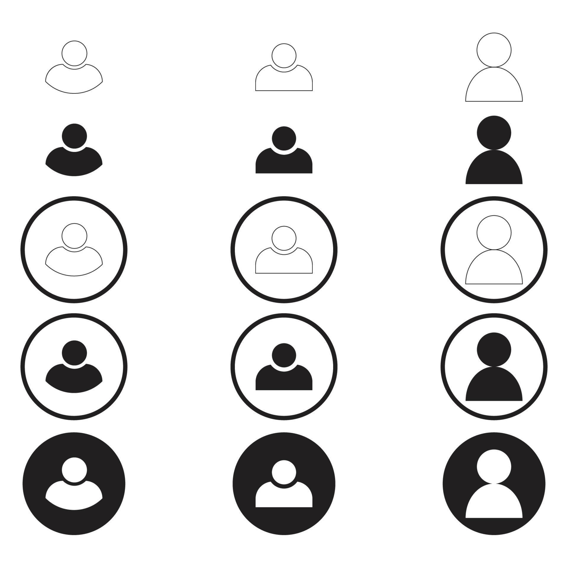 Simple Set of User Icon. Single User Icon. Multiple User Icon. User ...