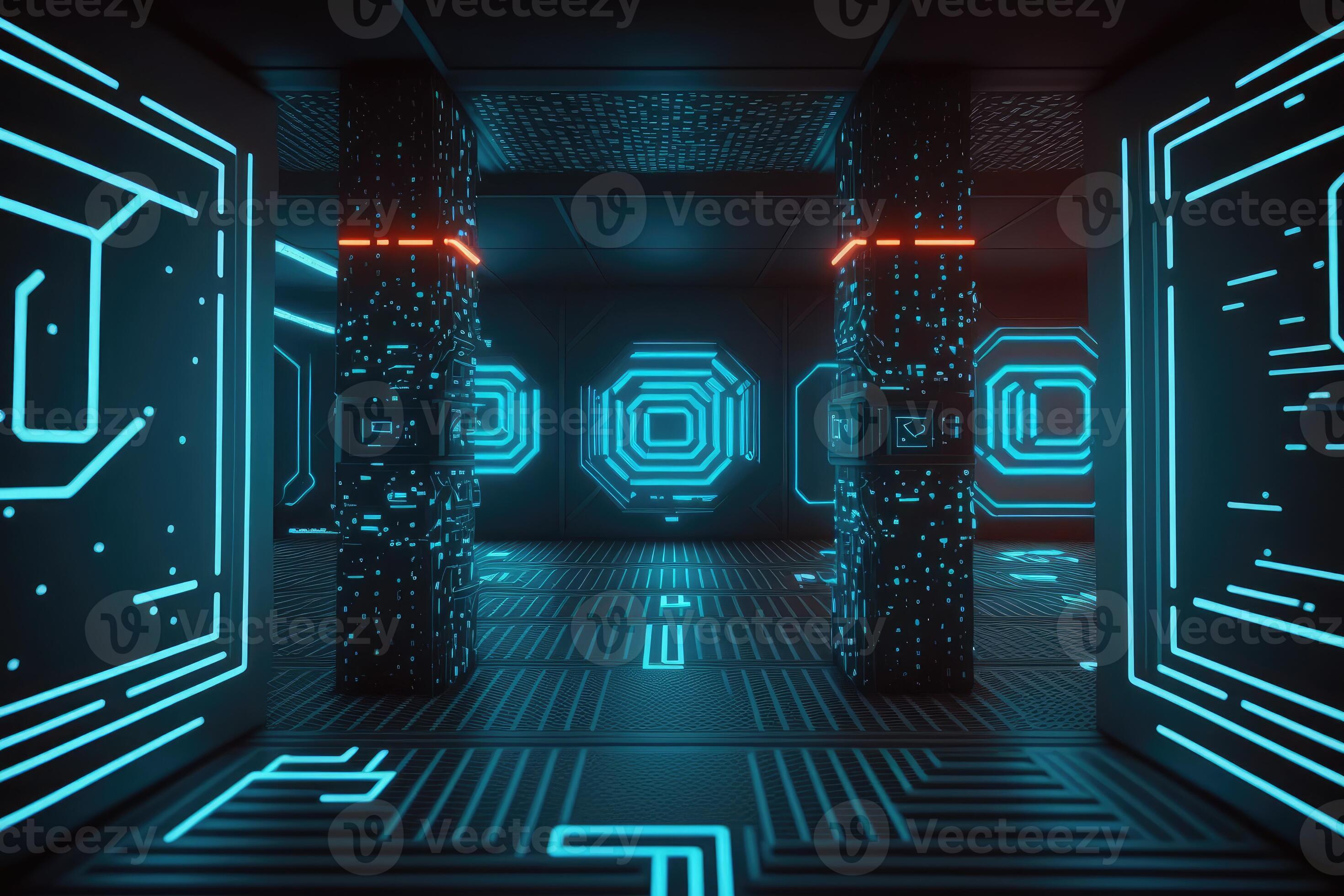 Abstract Cyber Space Background . 23132038 Stock Photo at Vecteezy