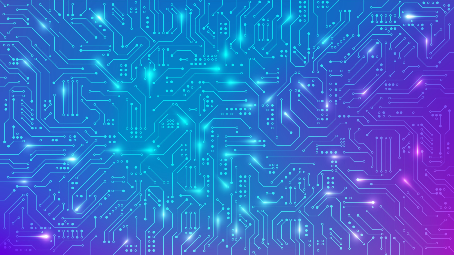 Color Circuit Board Texture For Banner Abstract Technology Background