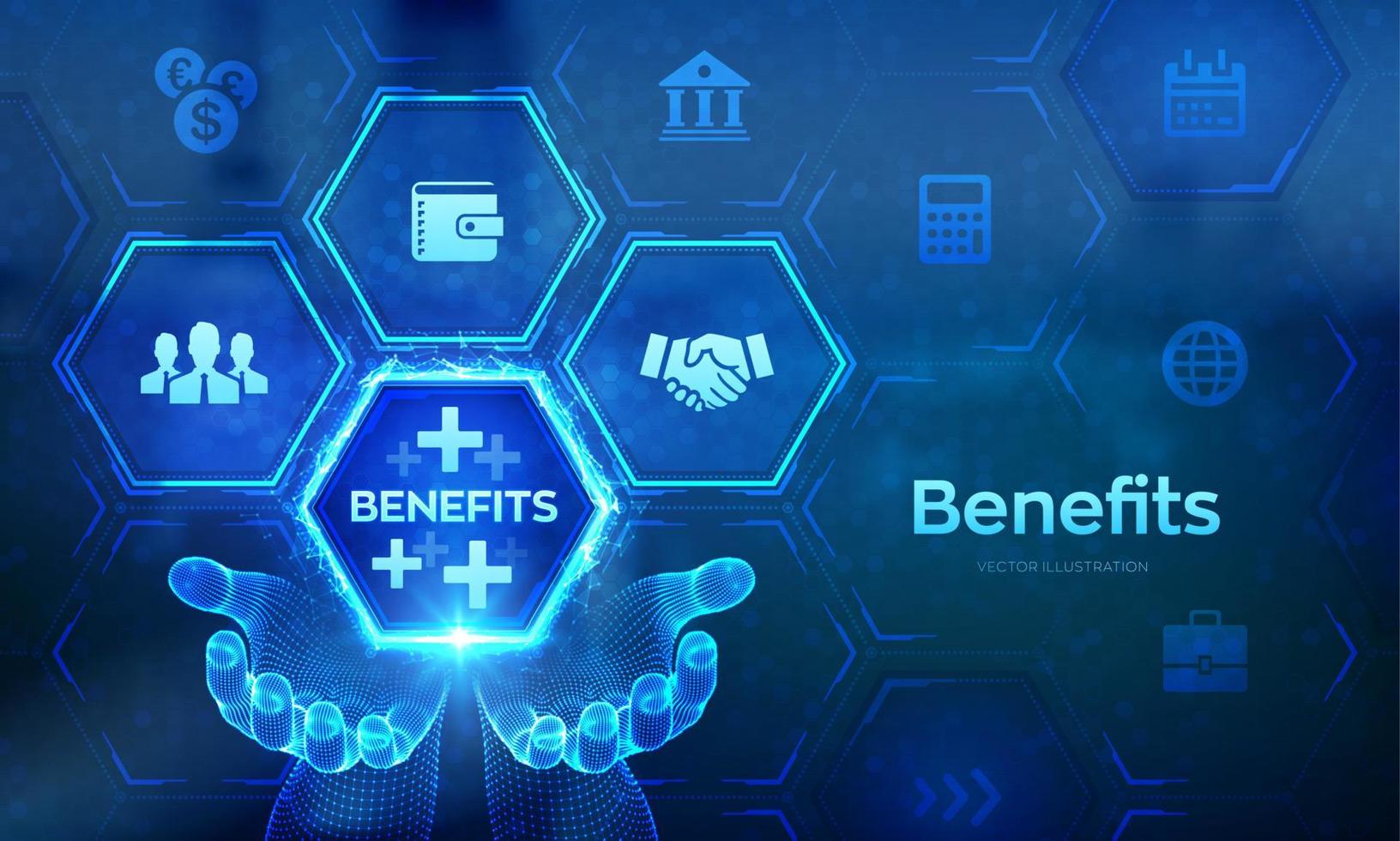 Employee benefits help to get the best human resources concept on ... Employee benefits help to get the best human resources concept on ...