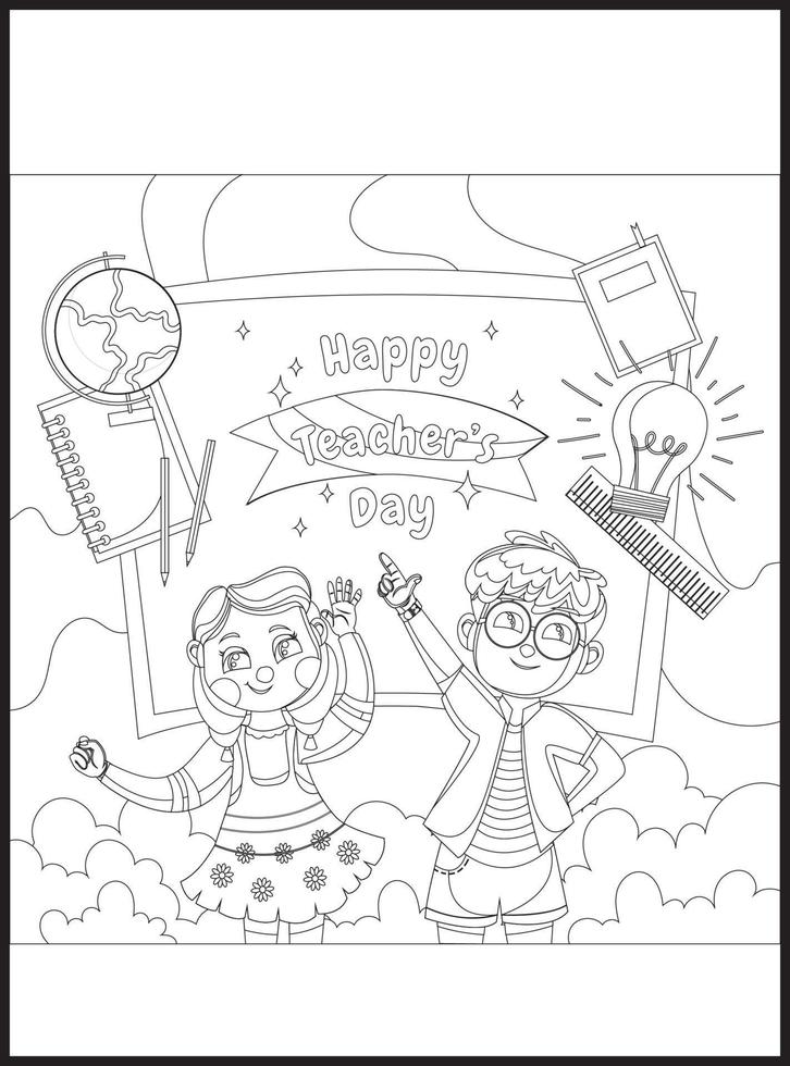 Coloring Pages For Teachers Day