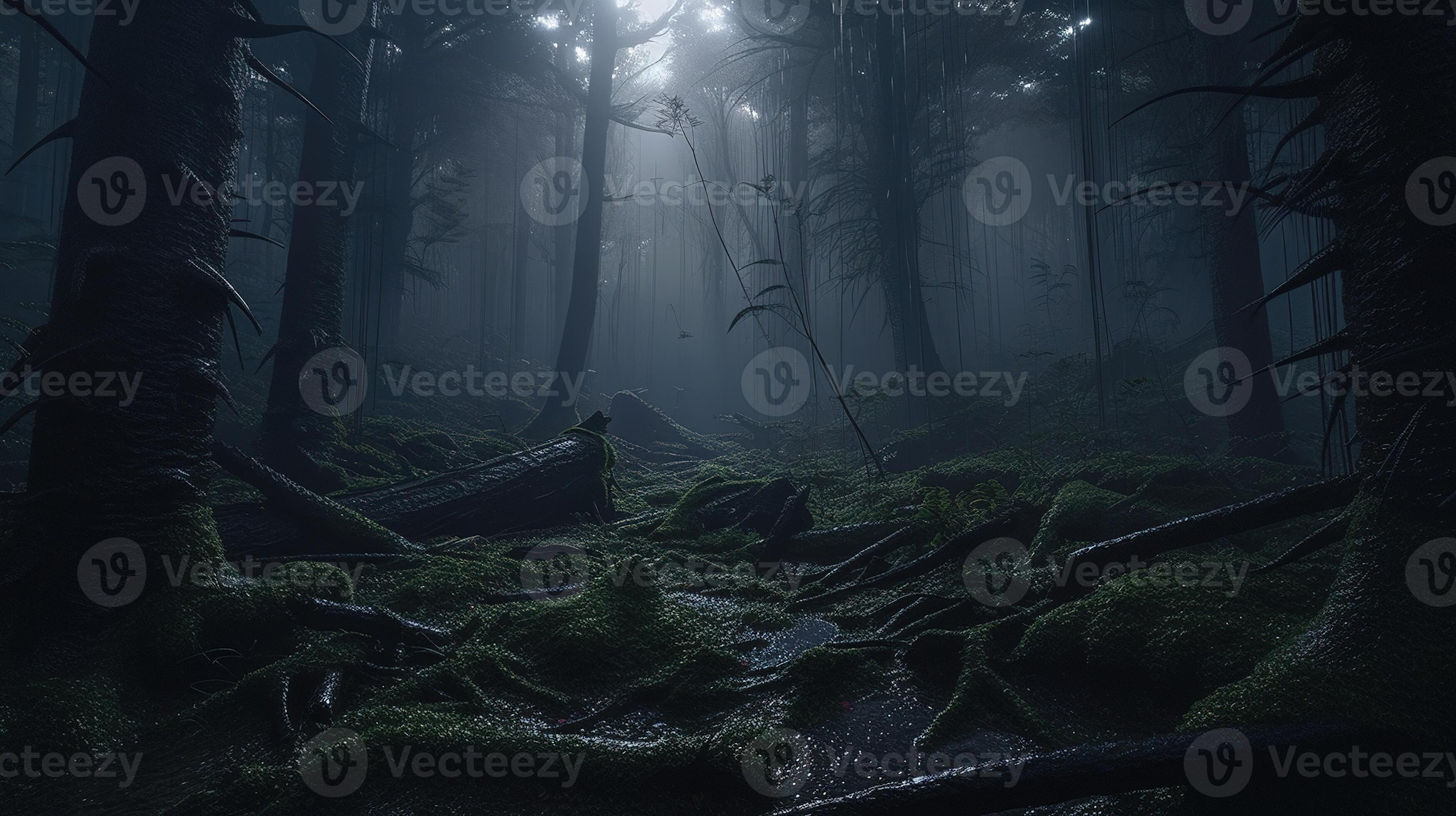 dark forest, digital art illustration, 23144051 Stock Photo at Vecteezy dark forest, digital art illustration, 23144051 Stock Photo at Vecteezy