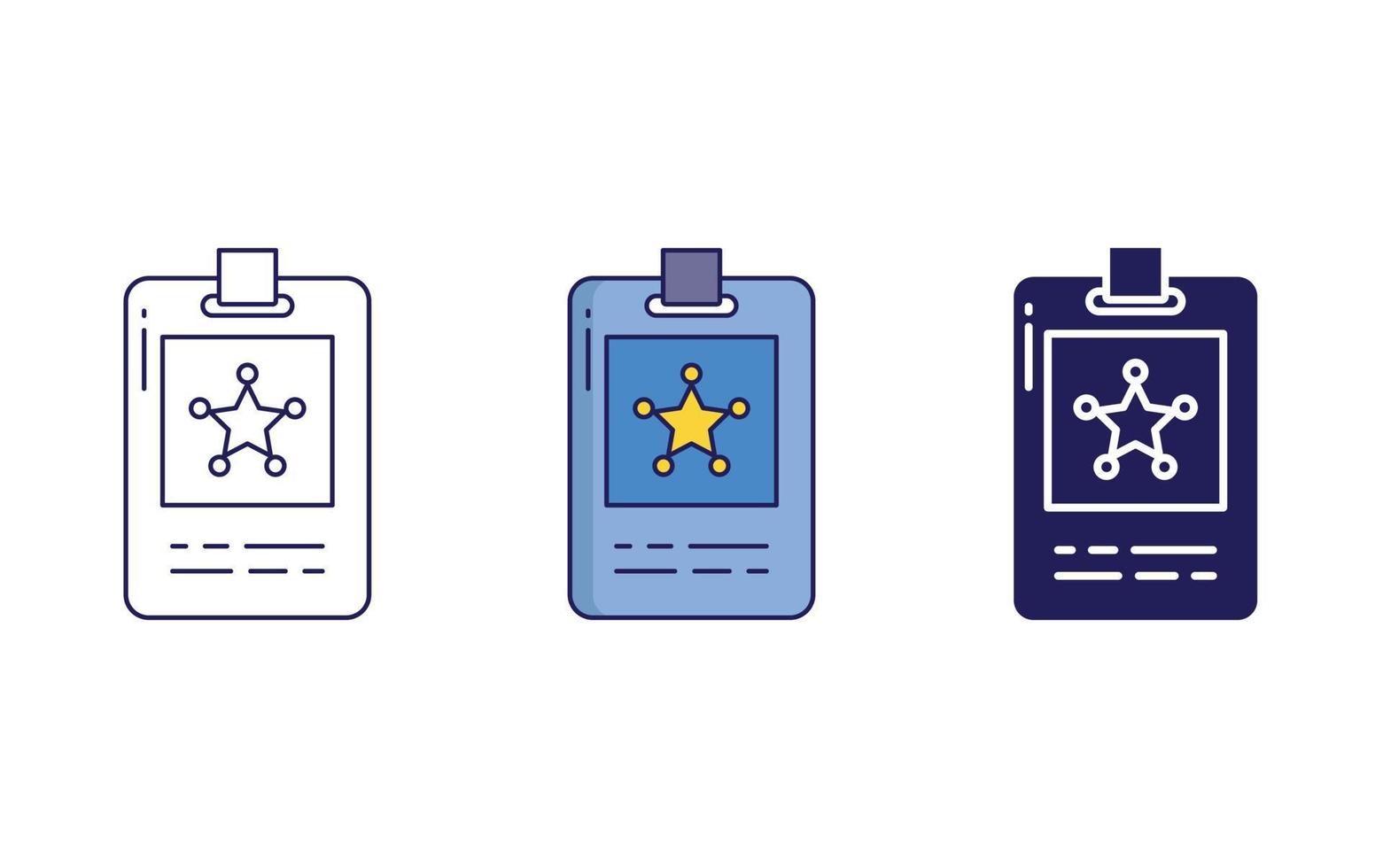 ID Card vector icon 23145204 Vector Art at Vecteezy