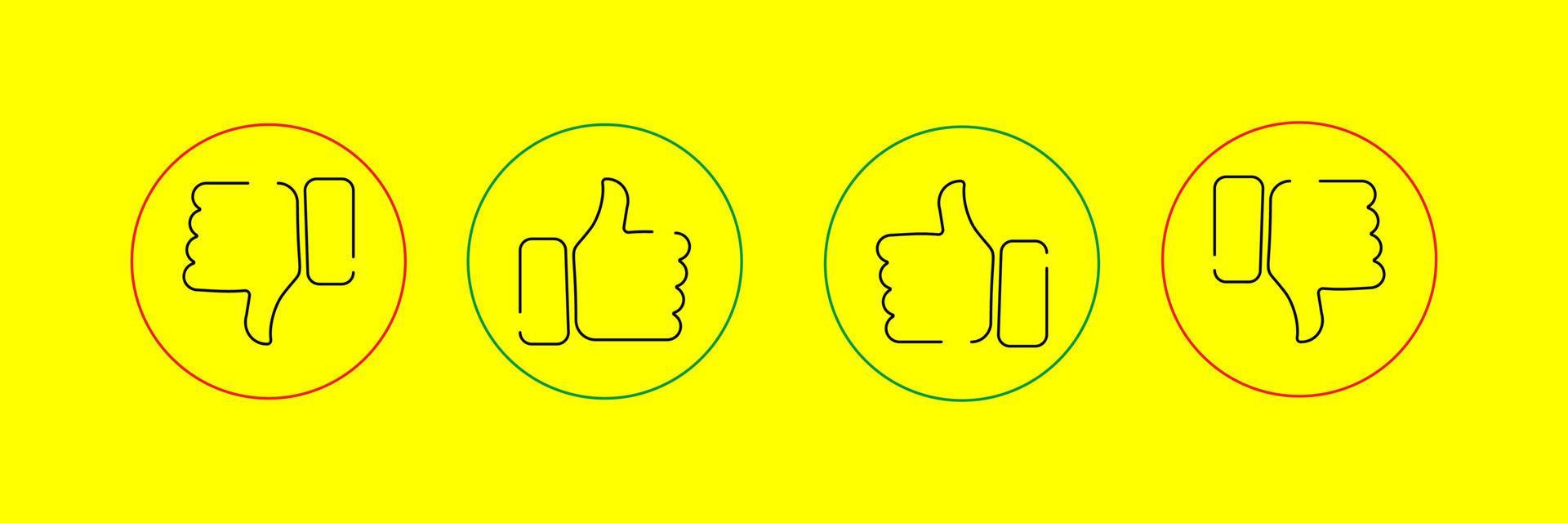 agree, disagree, hand emoji, finger gesture line art vector icon for ... agree, disagree, hand emoji, finger gesture line art vector icon for ...