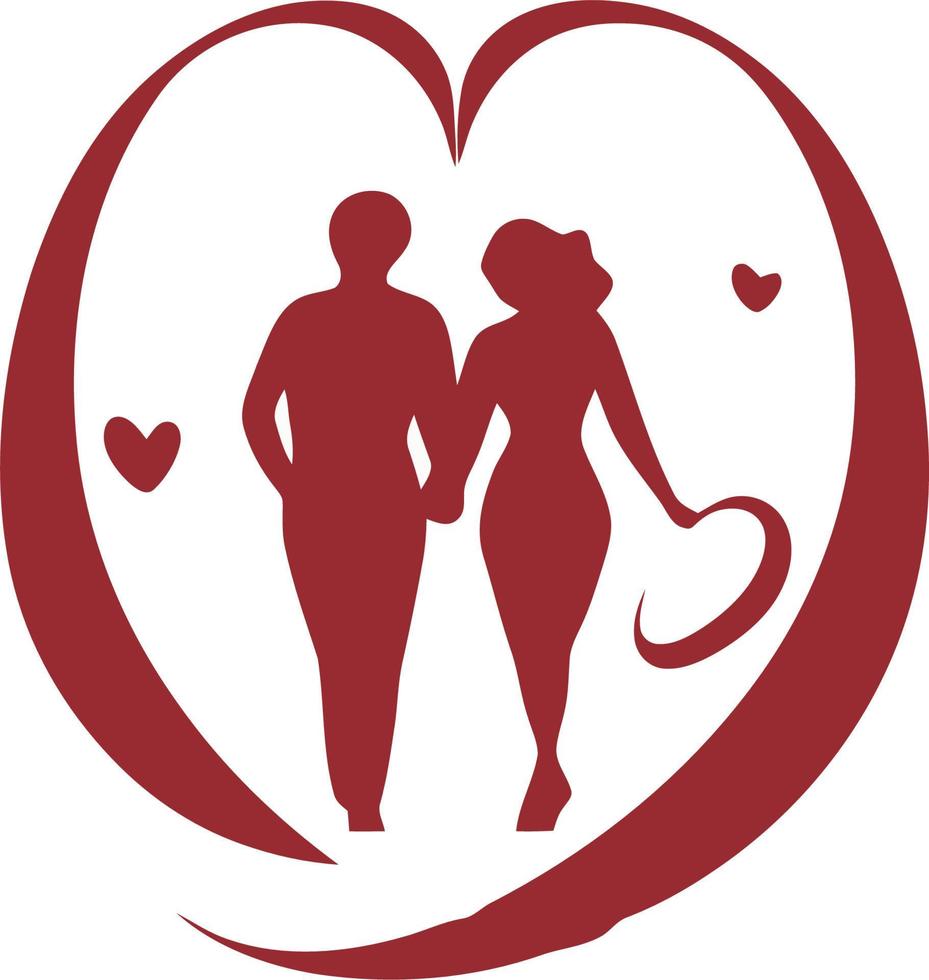 Couple in Love Holding Hands 23149853 Vector Art at Vecteezy