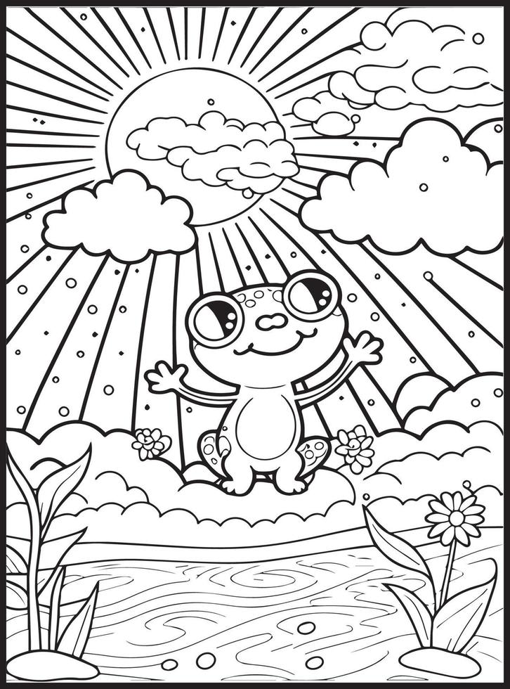 kids summer coloring pictures