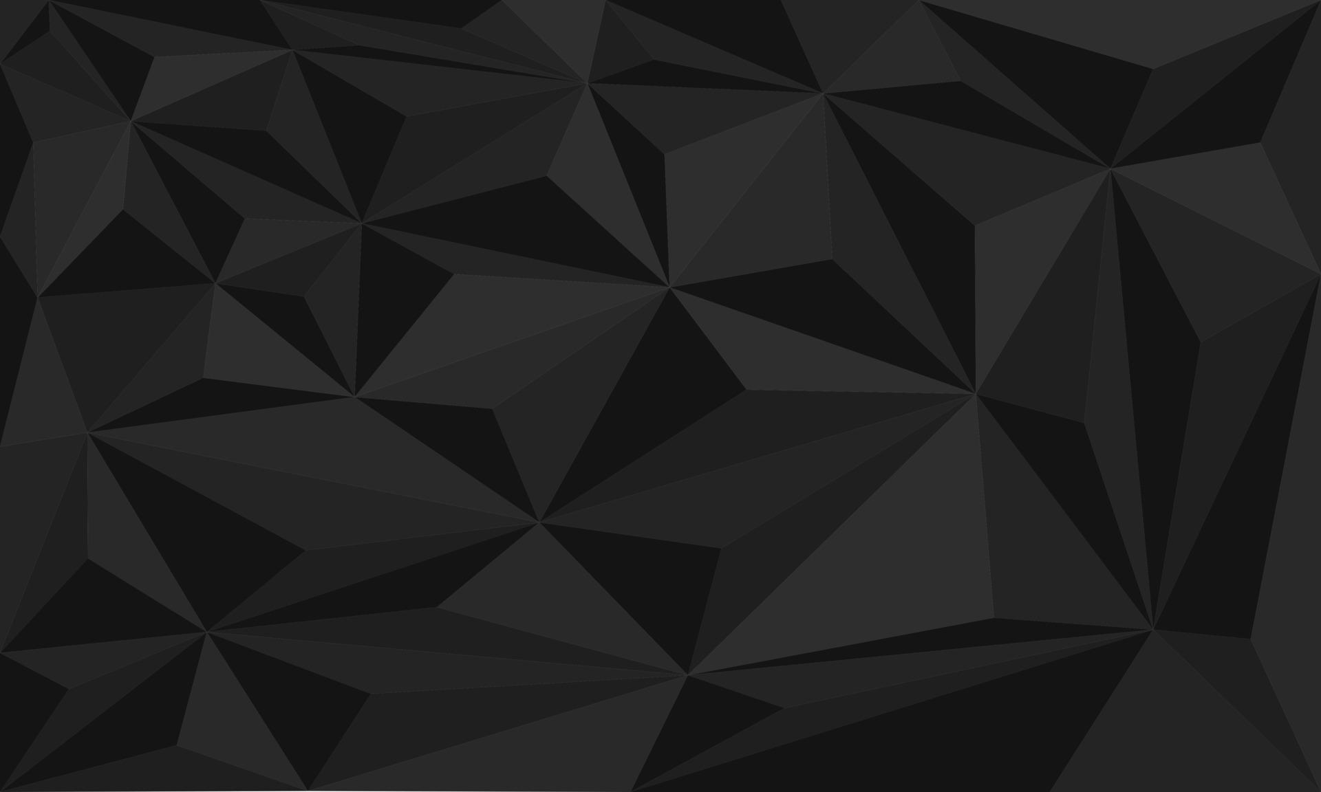 Abstract black grey triangle texture polygon geometric design modern futuristic background ...