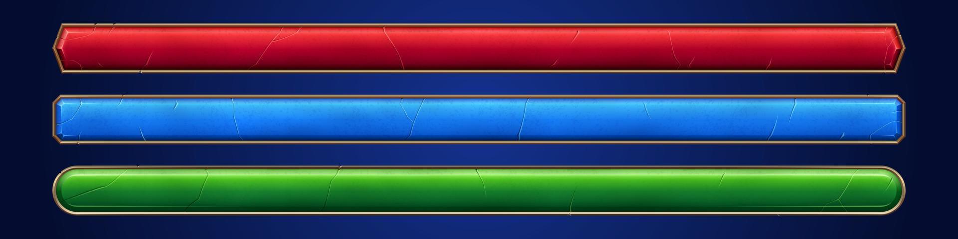 Game progress bars, banners for ui interface 23159151 Vector Art at ... Game progress bars, banners for ui interface 23159151 Vector Art at ...