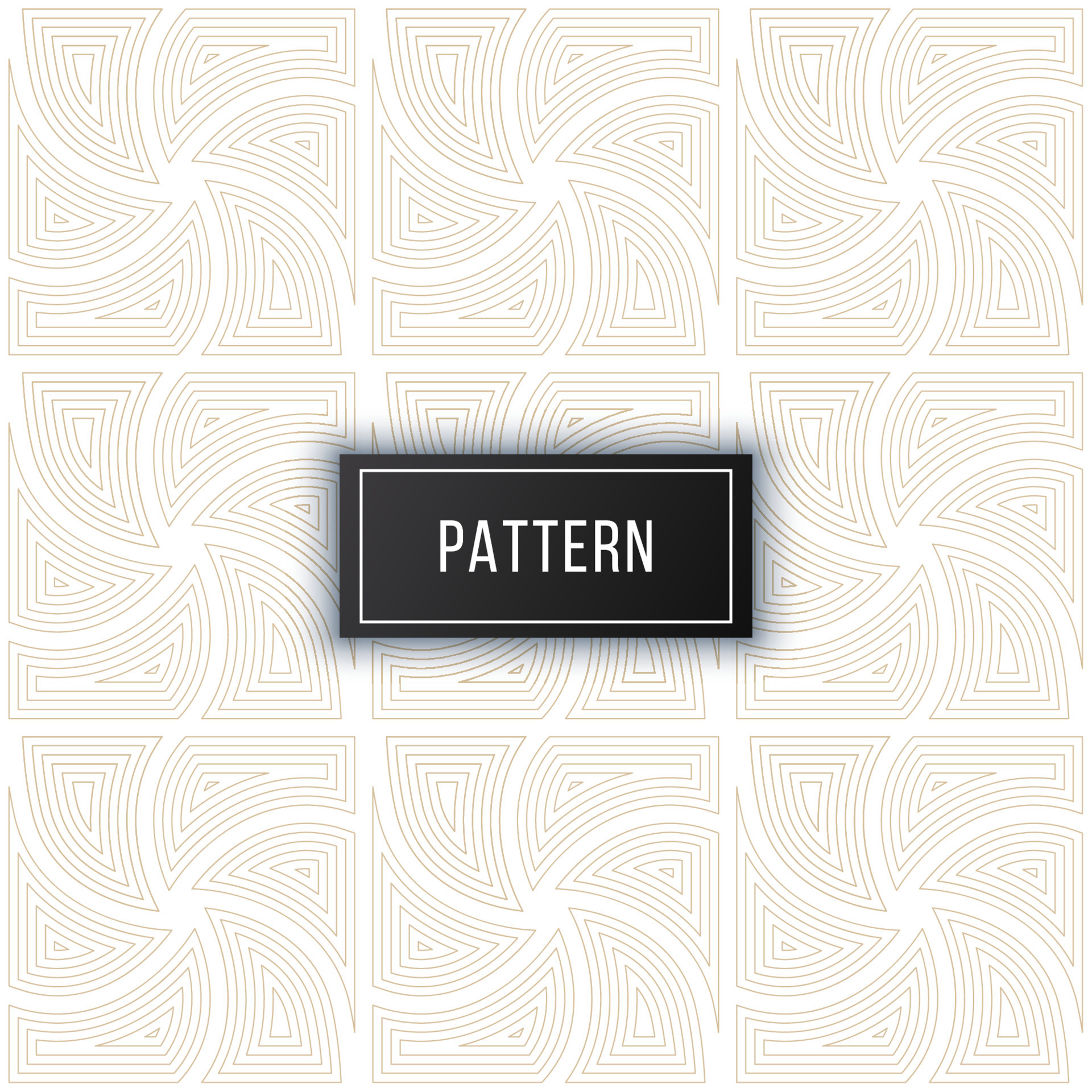 Geometric Seamless Curved Lines Pattern Background 23162150 Vector Art At Vecteezy