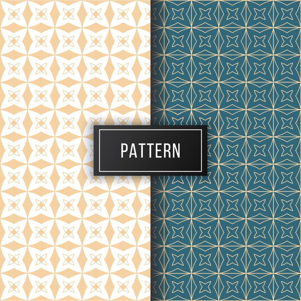 Abstract flowerish geometric shapes seamless patterns background ...