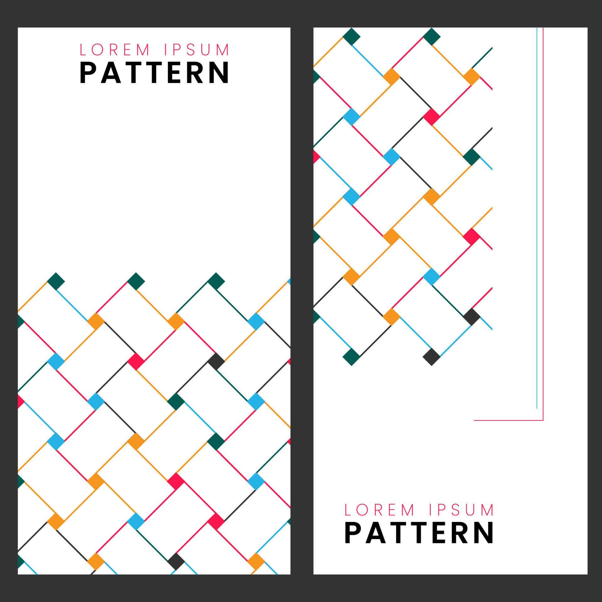 Modern abstract geometric decorated lines pattern background 23162253 ...