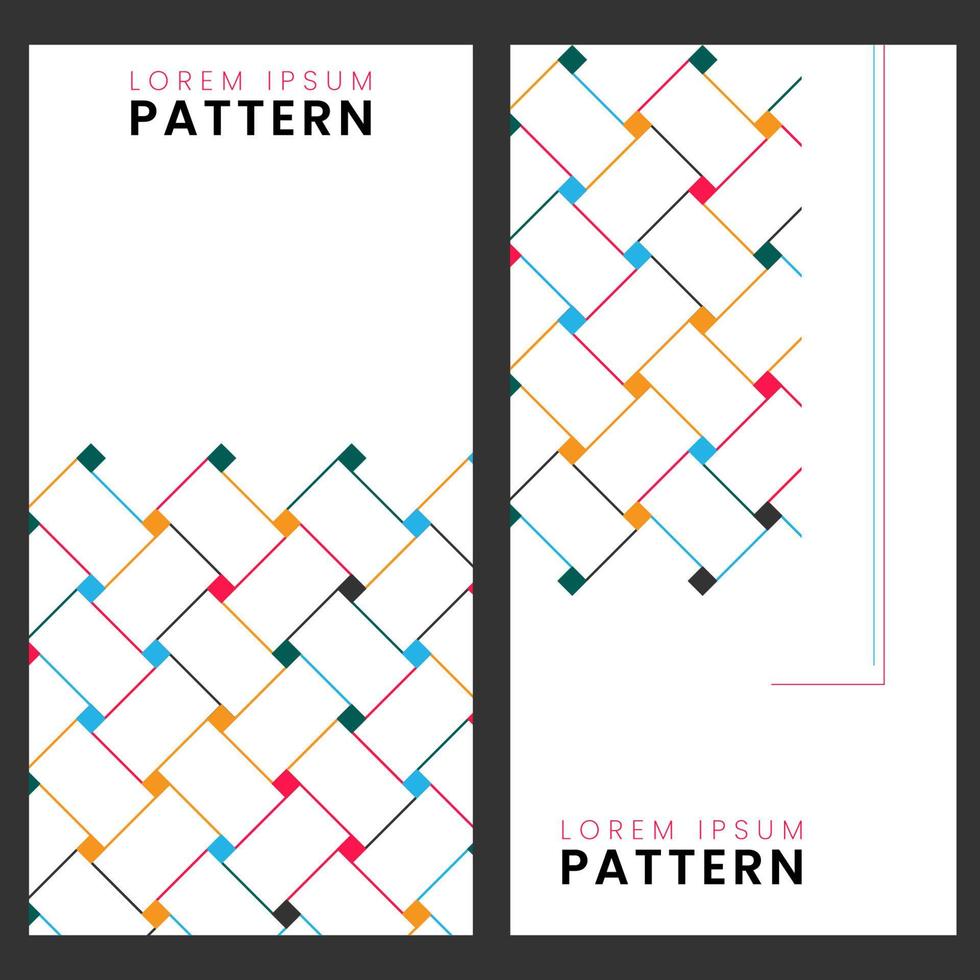 Modern Abstract Geometric Decorated Lines Pattern Background 23162253