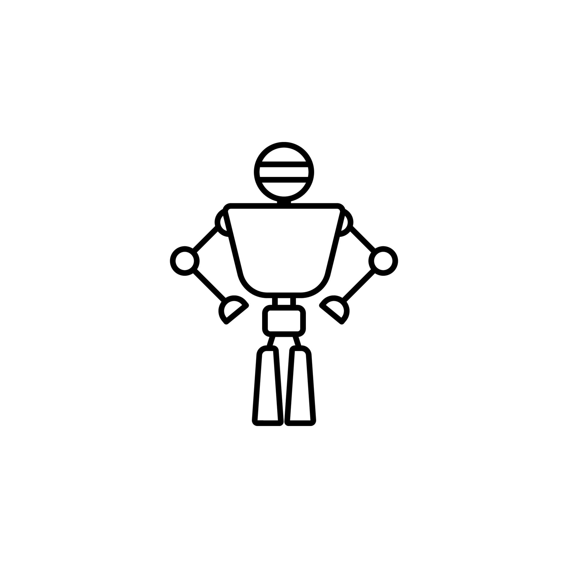 robot vector icono ilustración 23163286 Vector en Vecteezy