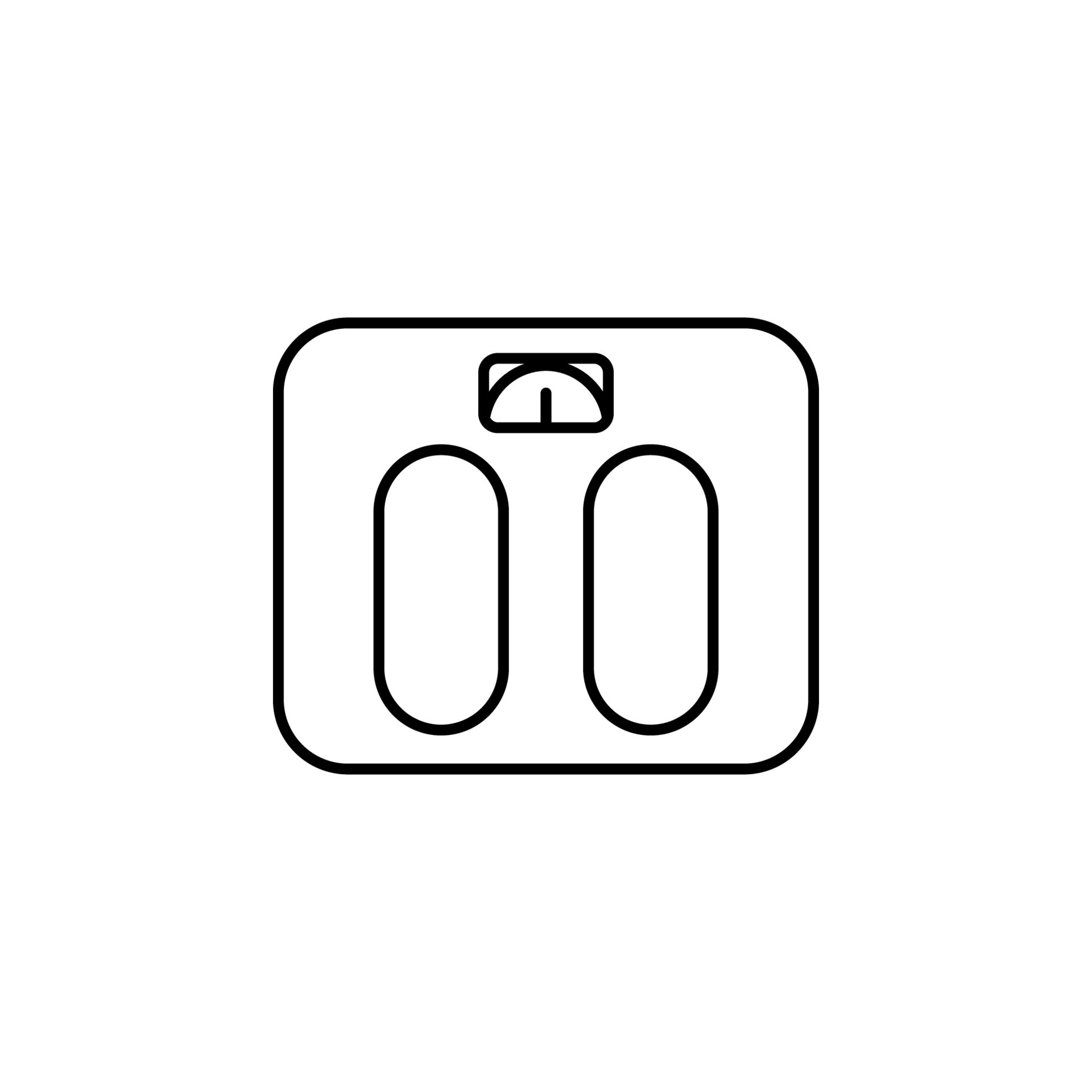 Scales Line Vector Icon Illustration 23163610 Vector Art At Vecteezy