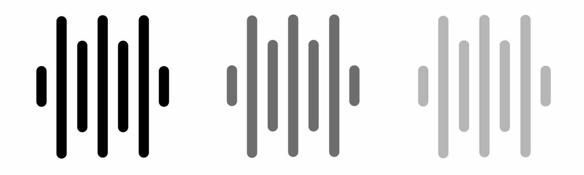 Sound wave icon illustration set for business. Stock vector. 23166341 ...