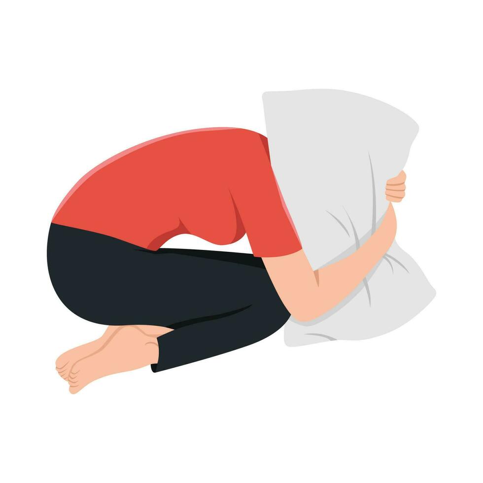 Girl In Fetal Position