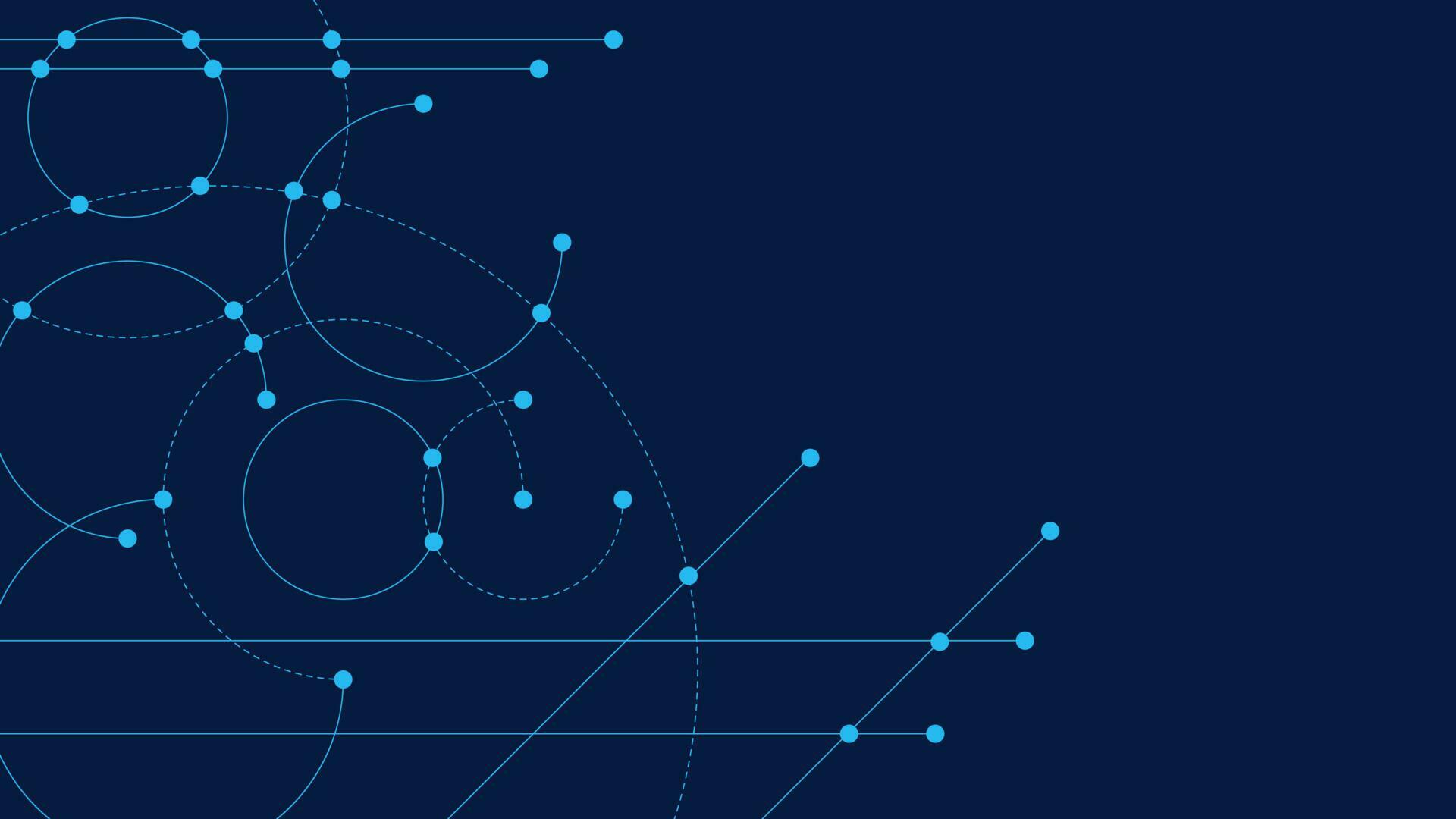 Connected dots and lines for big data visualization, global communication and networking concept ...